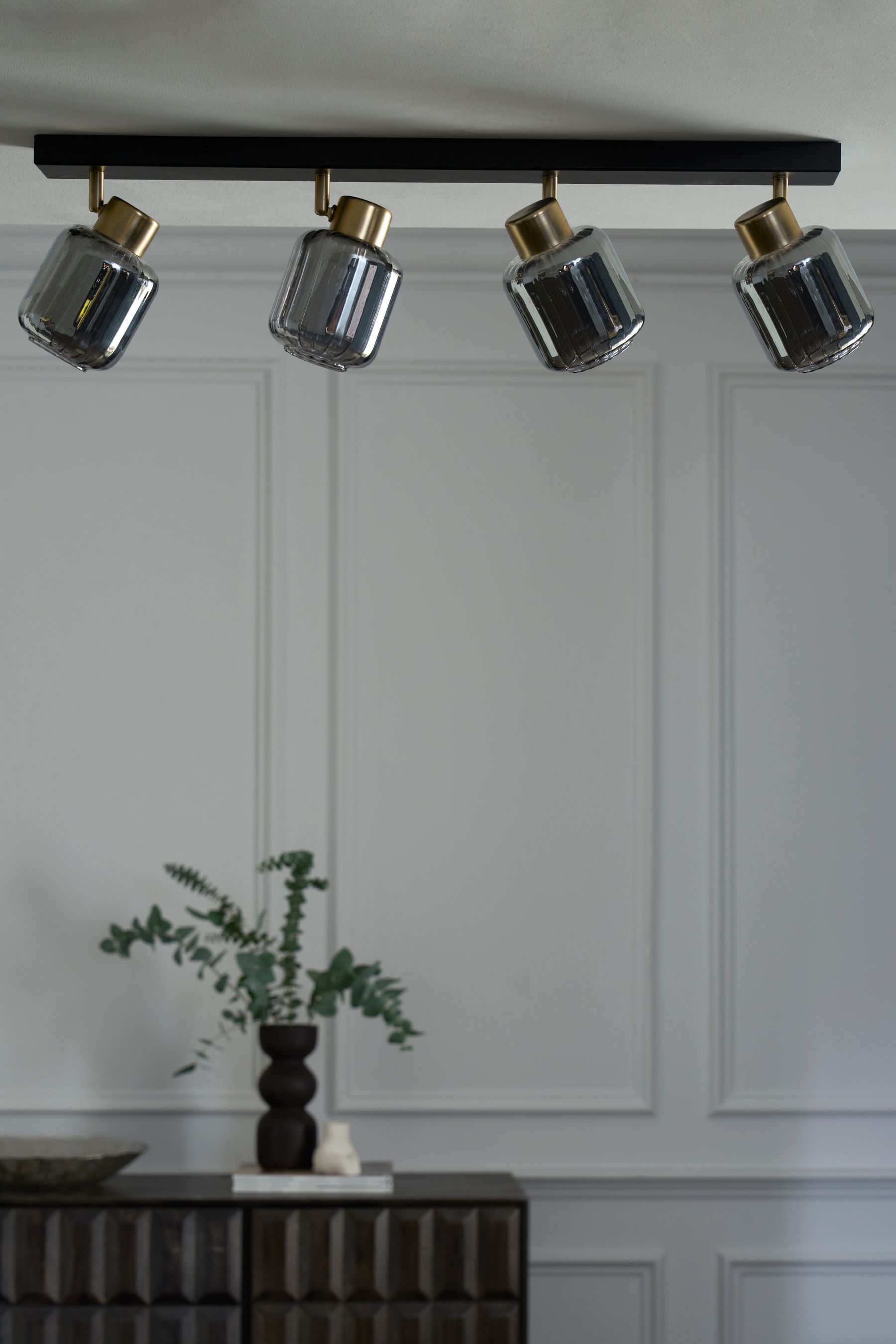 Buy Smoke Grey Jensen 4 Light Spot Bar Ceiling Light from the Next UK ...