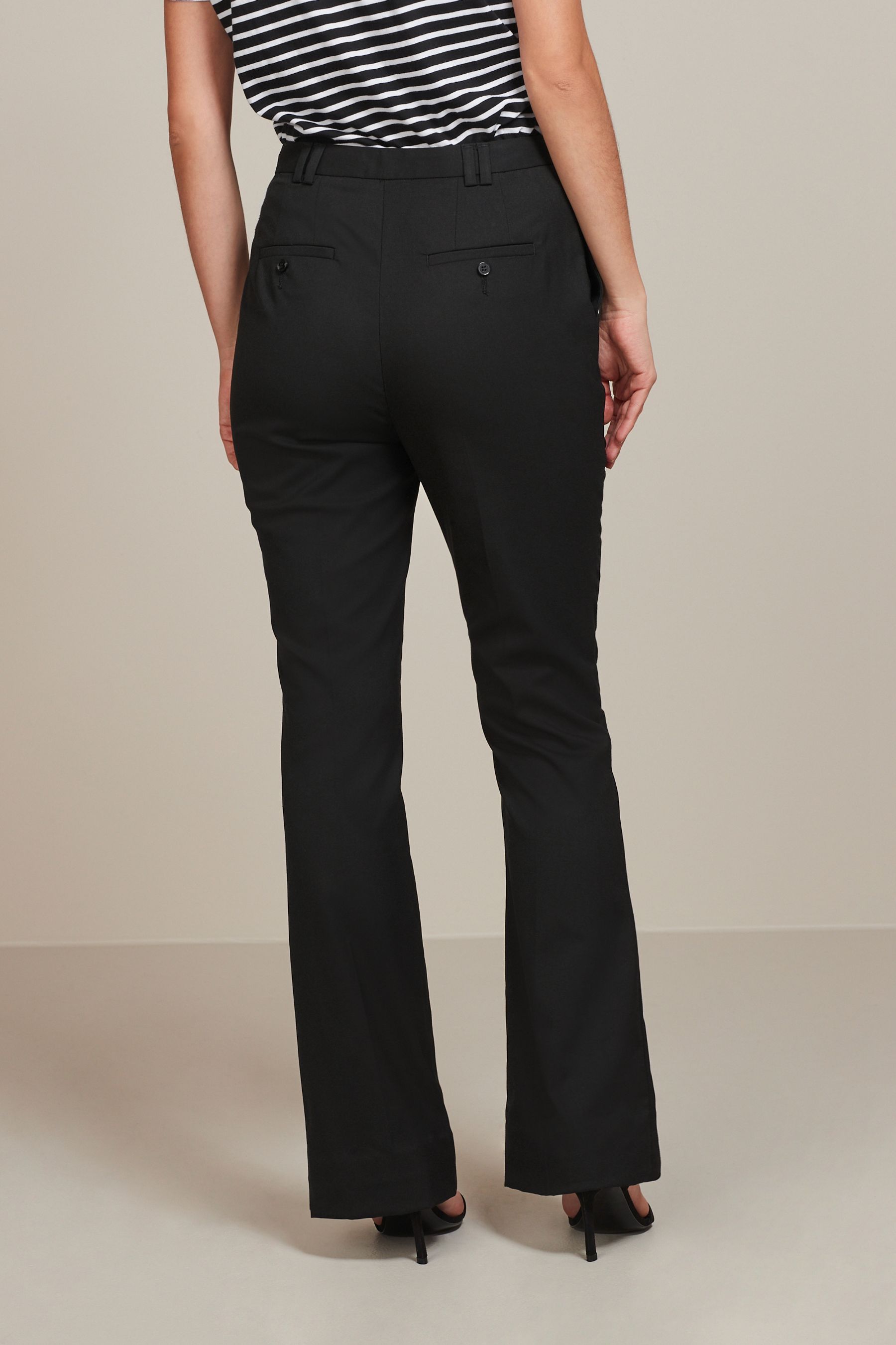Buy Black Tailored Bootcut Trousers from Next Ireland
