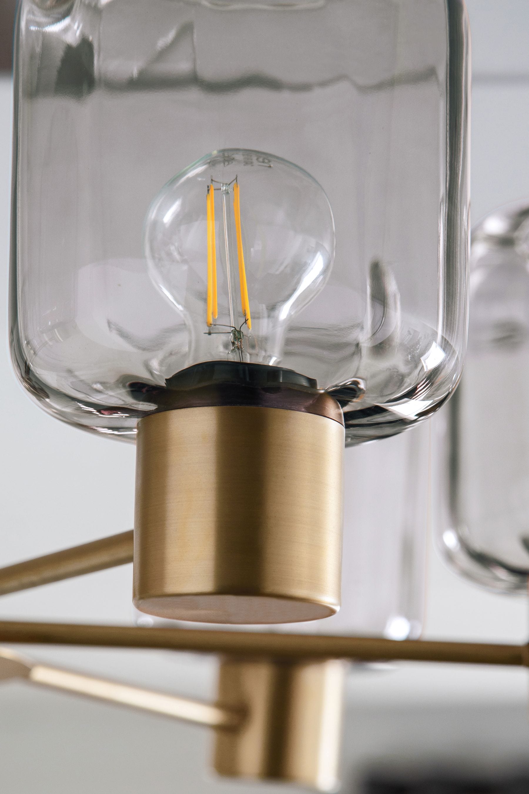 Buy Smoke Grey Jensen 6 Light Flush Ceiling Light from the Next UK ...