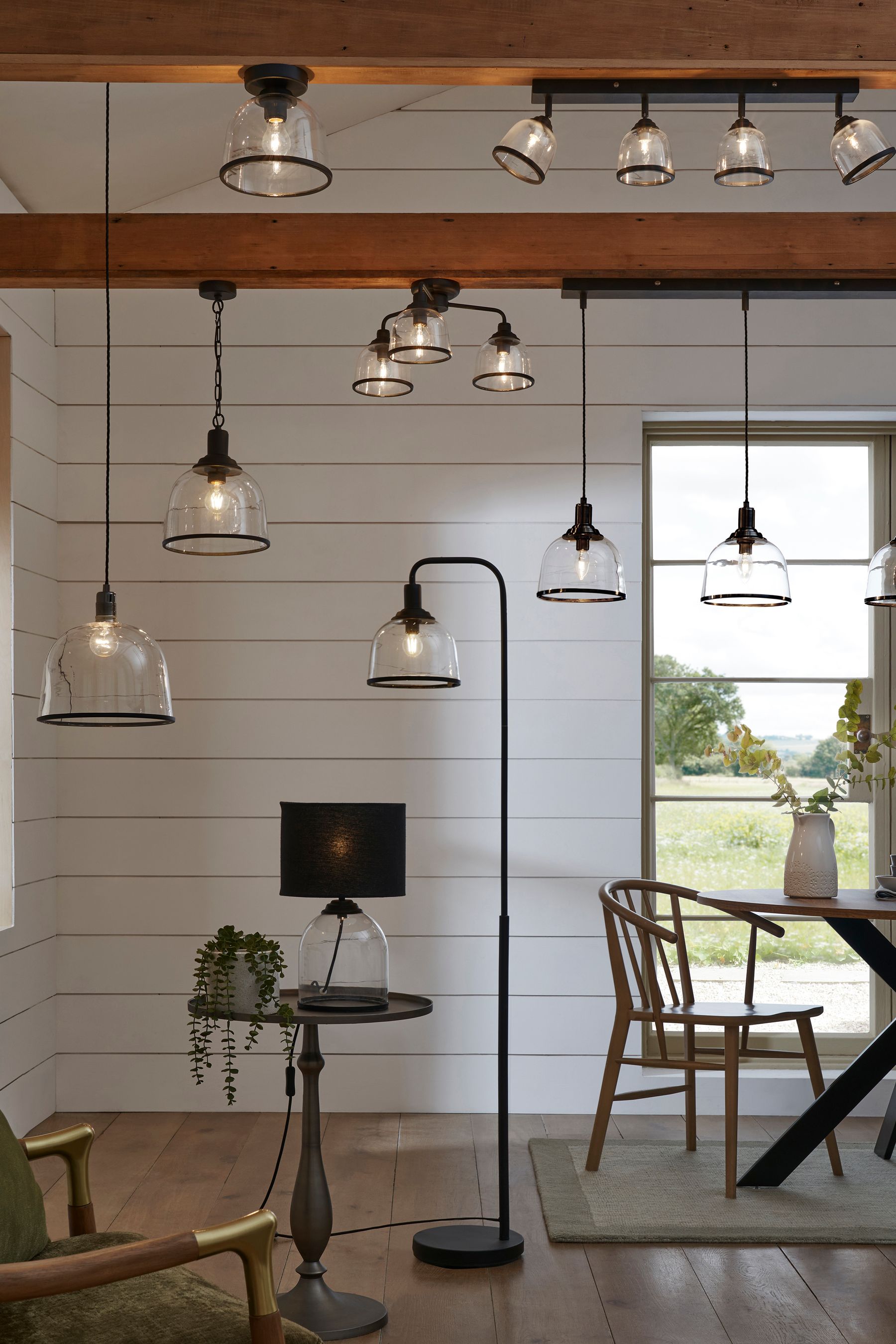 Buy Black Gloucester Pendant Ceiling Light from the Next UK online shop
