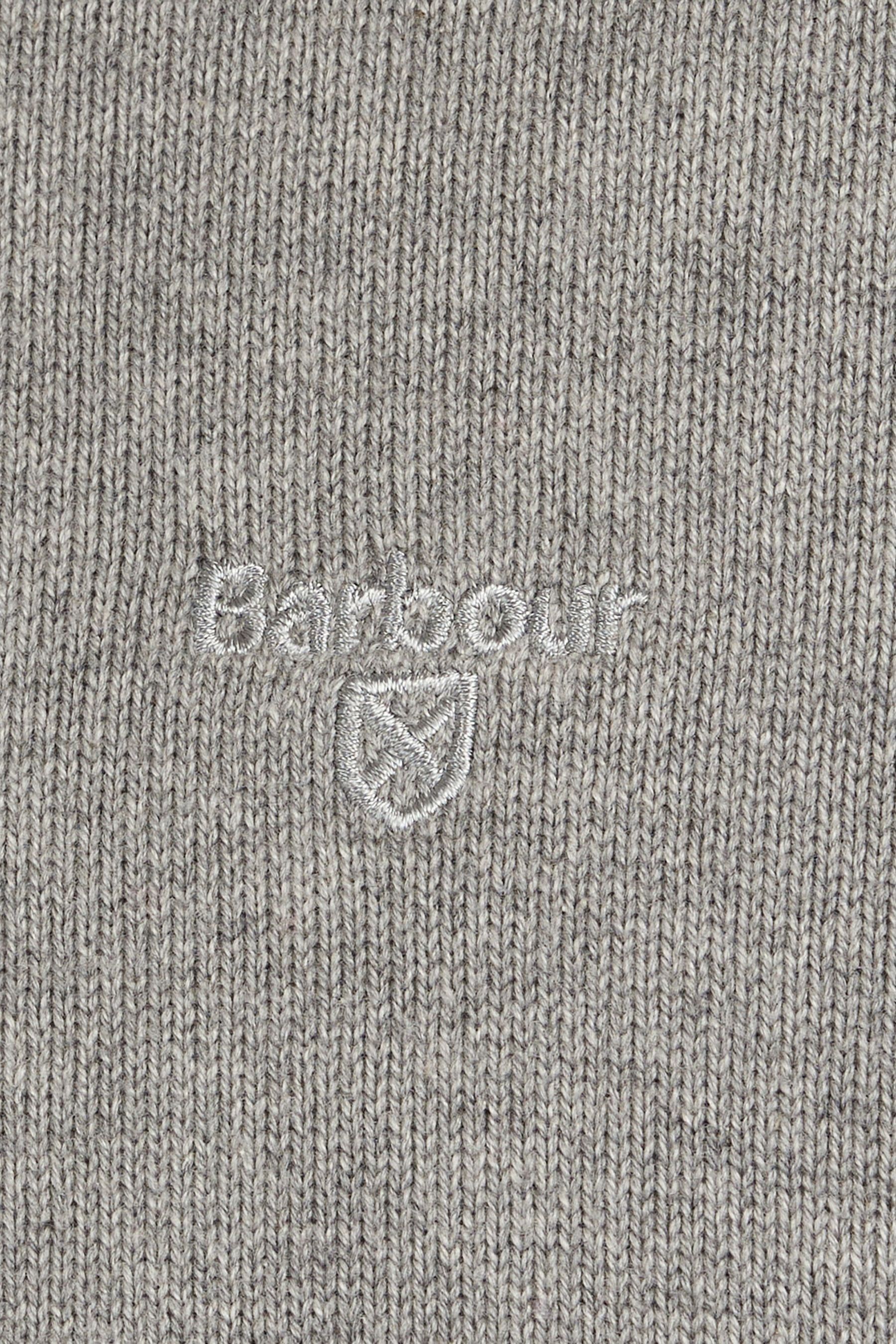 Buy Barbour® Grey Half Zip Cotton Jumper from the Next UK online shop