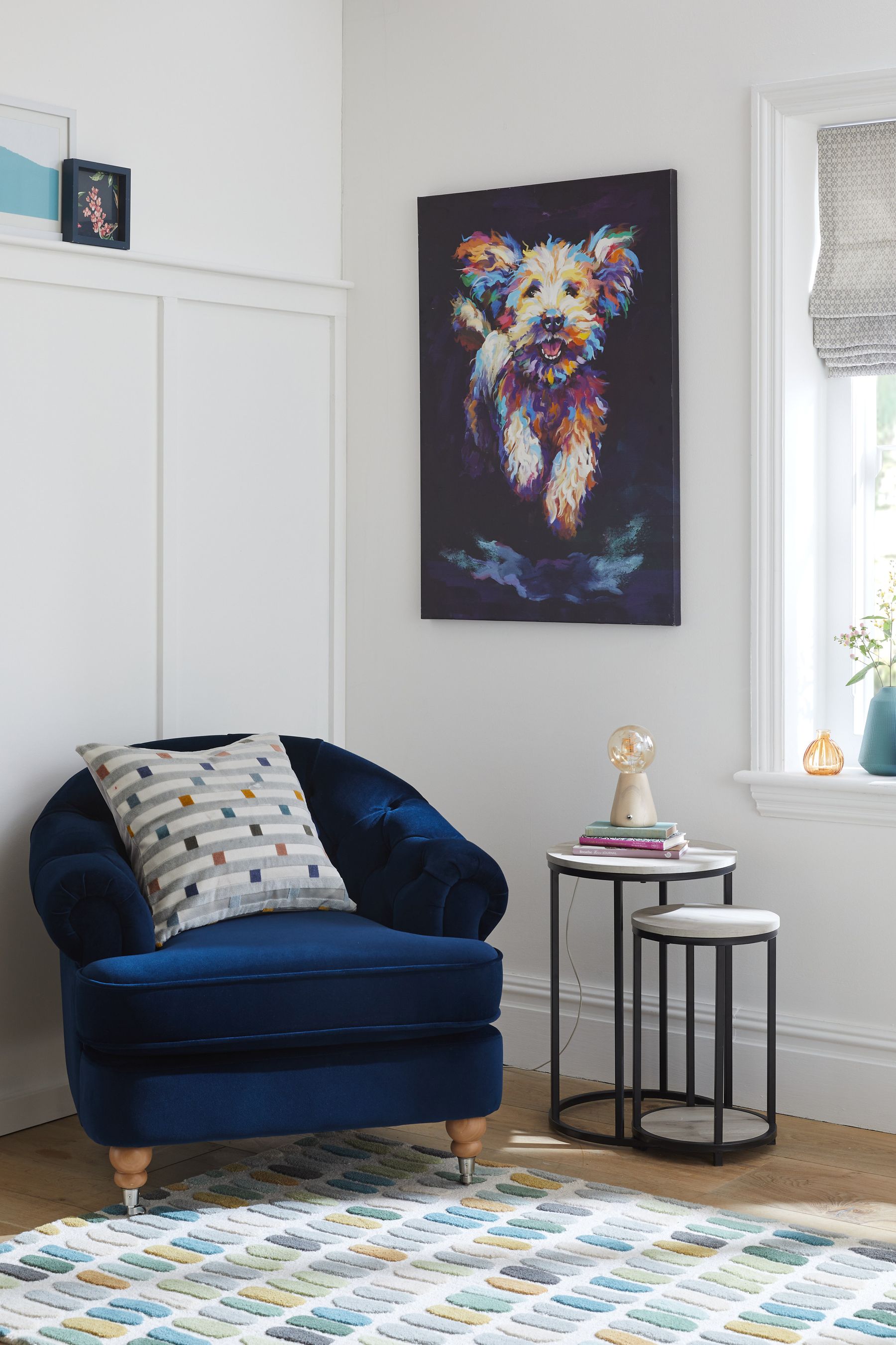 Buy Multi Colour Large Cockapoo Dog Canvas Wall Art from the Next UK ...