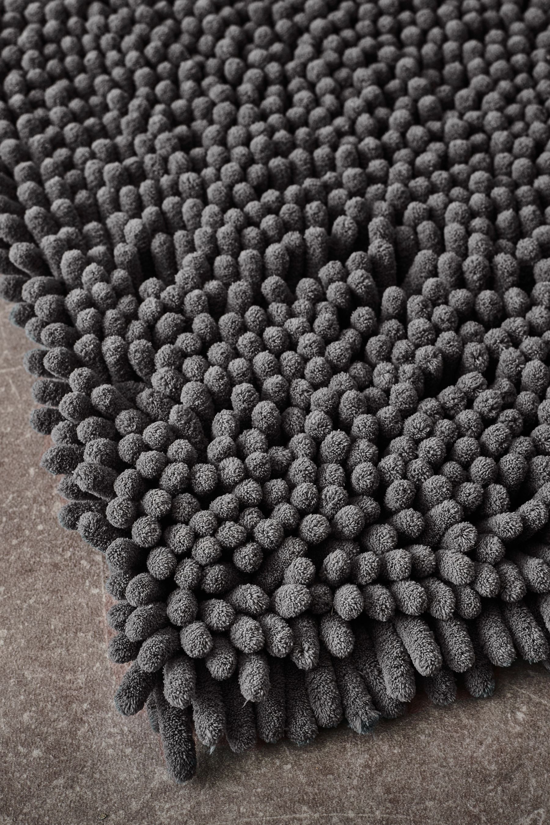 Buy Charcoal Grey Super Plush Bath Bobble Mat from the Next UK online shop