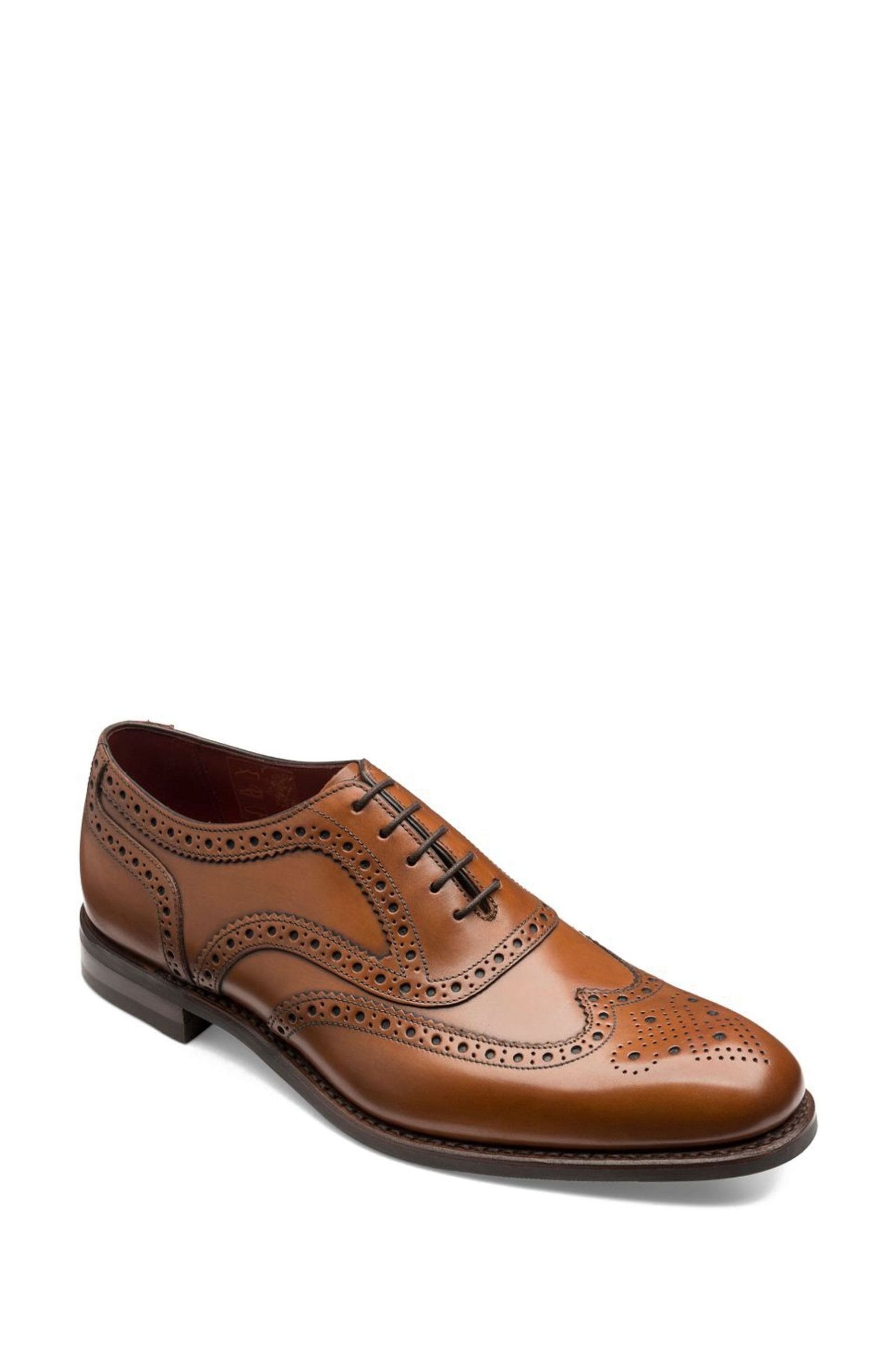 Buy Loake Brown Kerridge Cedar Calf Spider Brogue Shoes from Next Ireland
