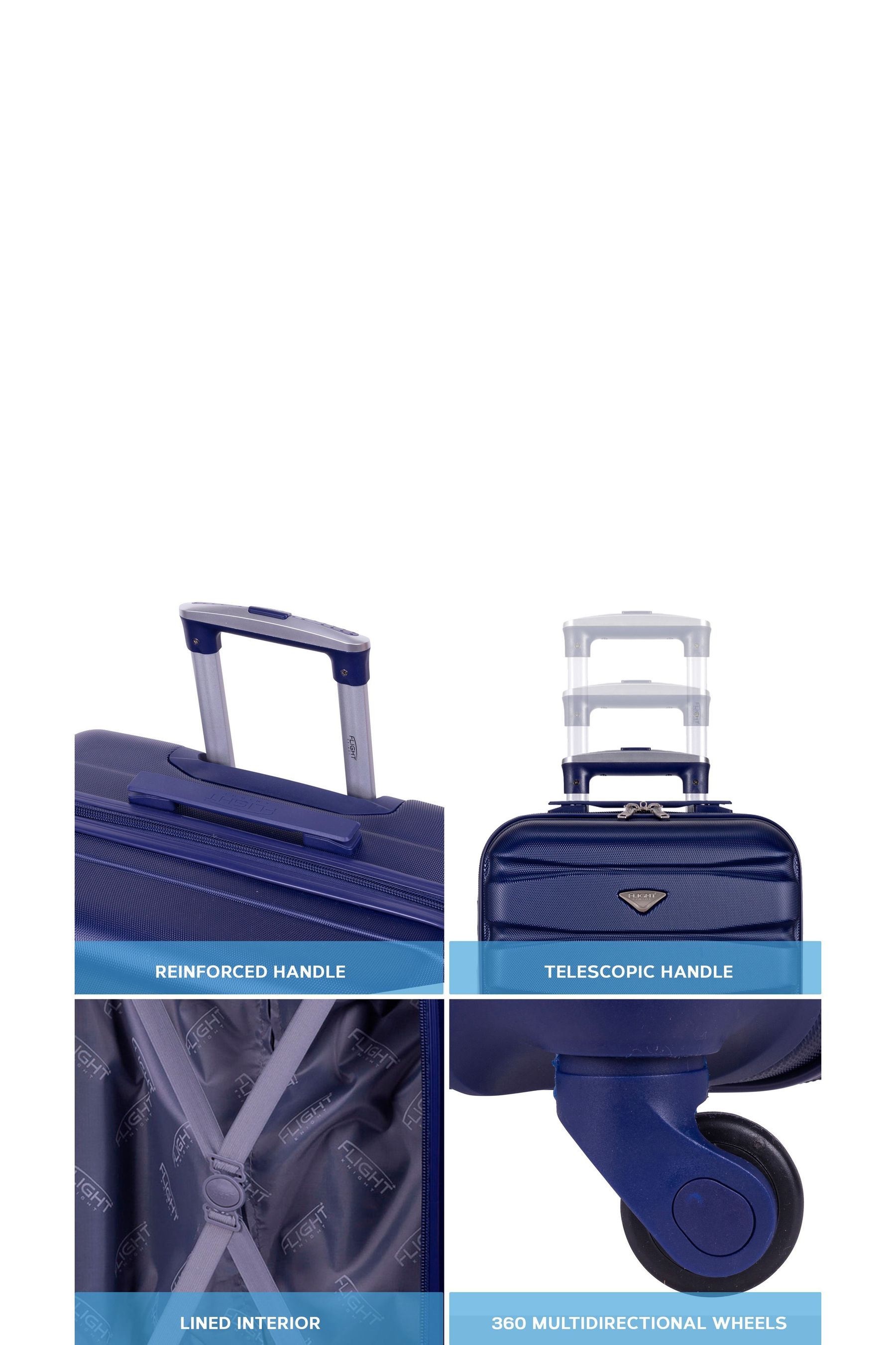 Buy Flight Knight EasyJet Overhead 55x35x20cm Hard Shell Cabin Carry On ...