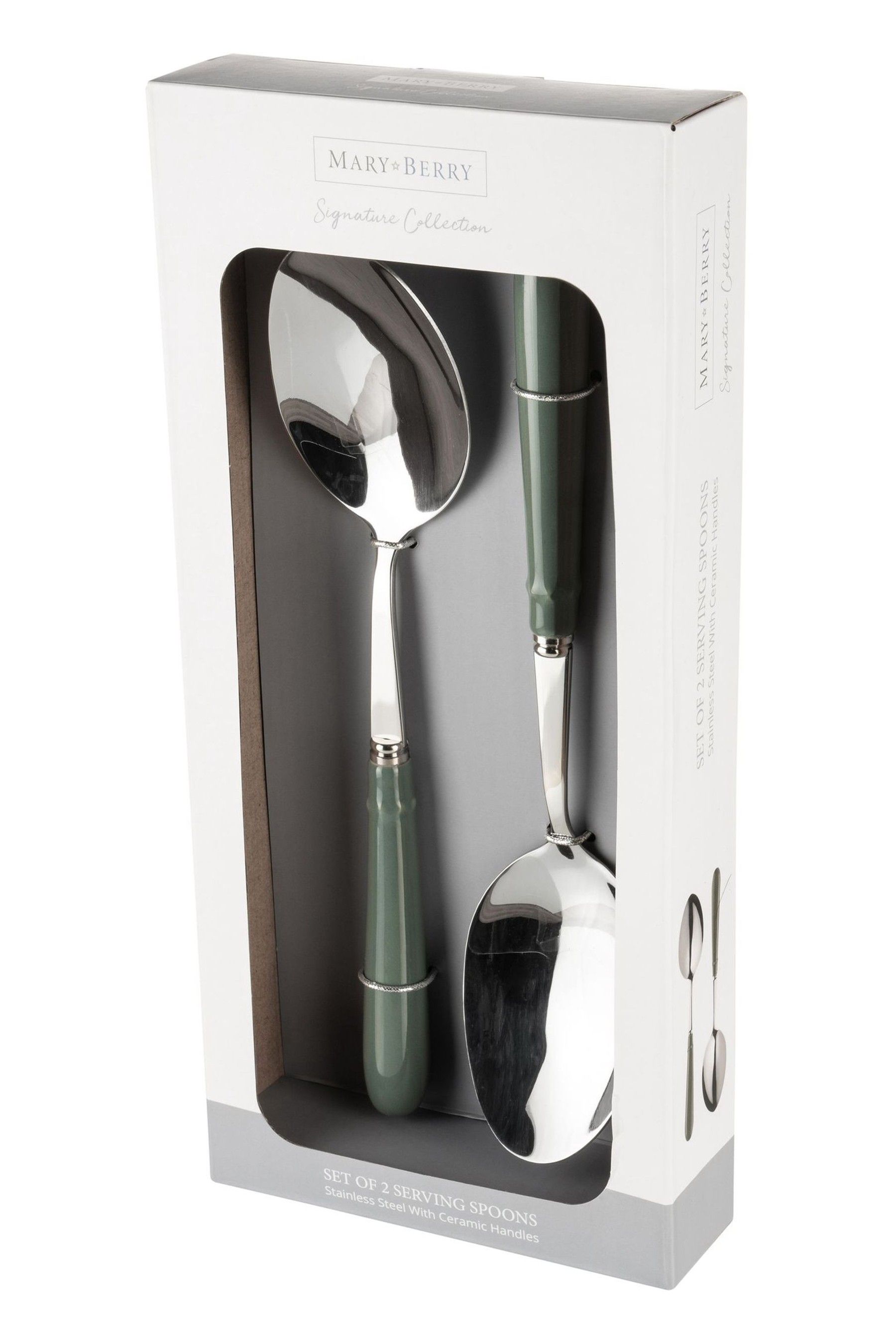 Buy Mary Berry Set of 4 Green Signature Serving Spoons from the Next UK ...
