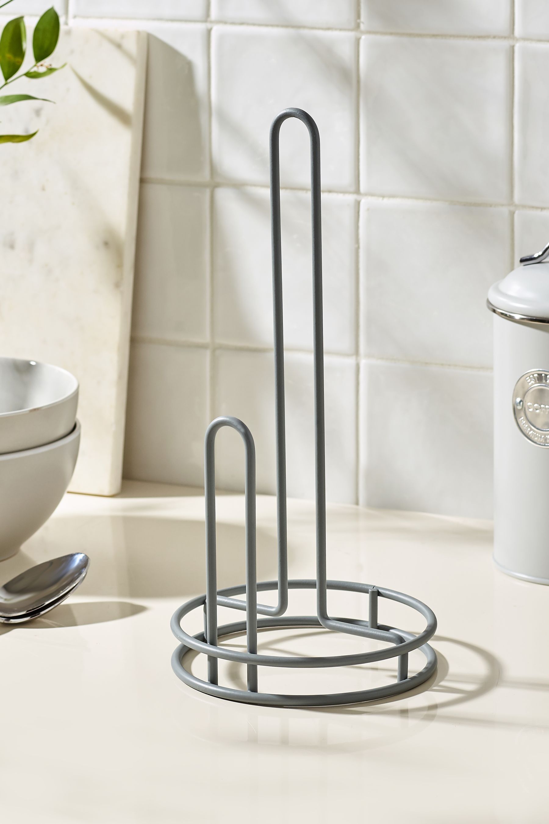 Buy Light Grey Moderna Wire Kitchen Roll Holder from the Next UK online ...