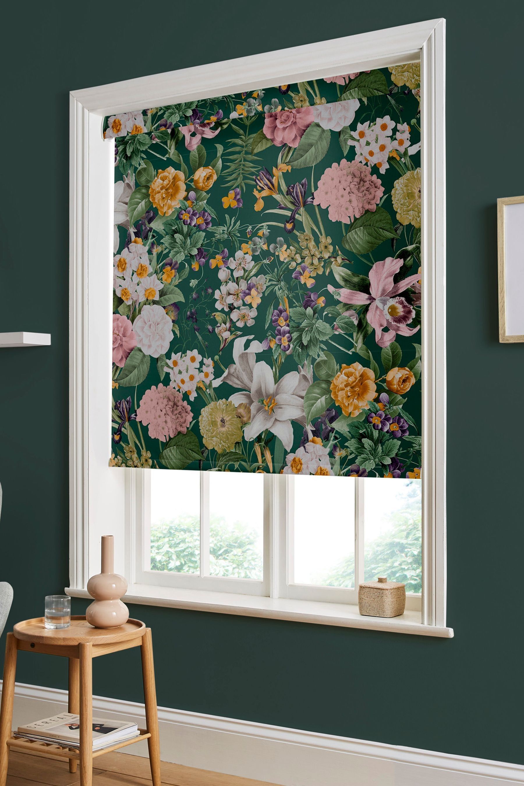 Buy Graham & Brown Emerald Green Glasshouse Made to Measure Roller ...