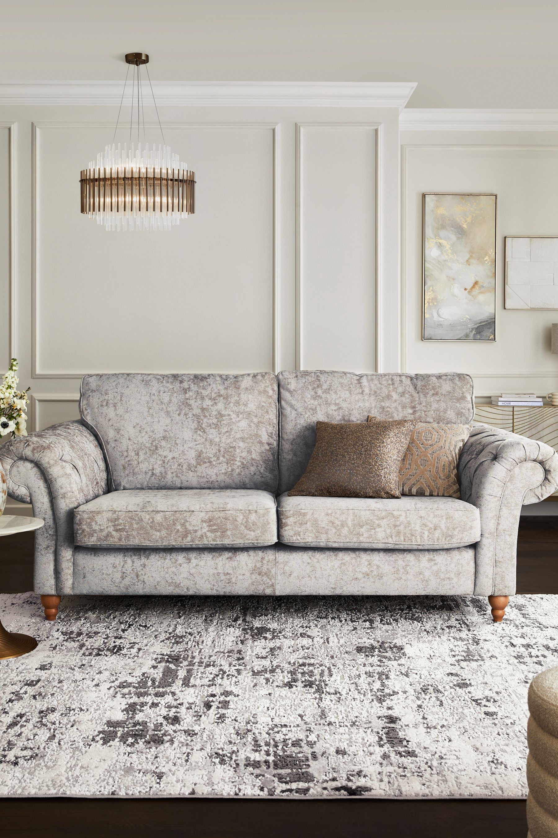 Buy Black Mica Abstract Rug from the Next UK online shop