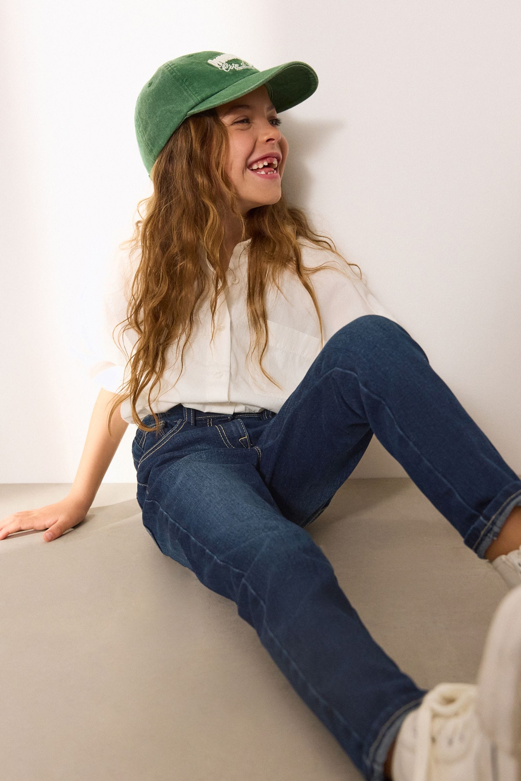 Buy Denim Dark Wash Slim Fit Skinny Jeans (3-16yrs) from the Next UK ...