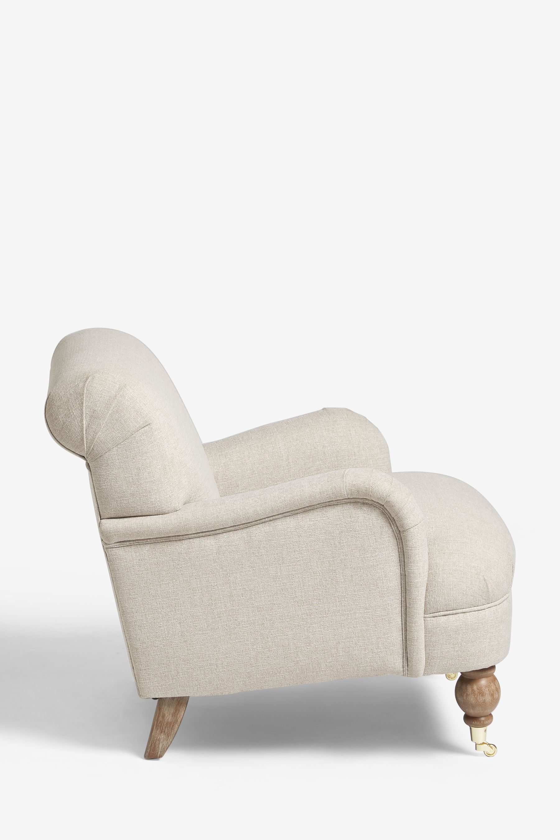 Buy Tweedy Plain Light Natural Lilly Accent Chair from the Next UK ...