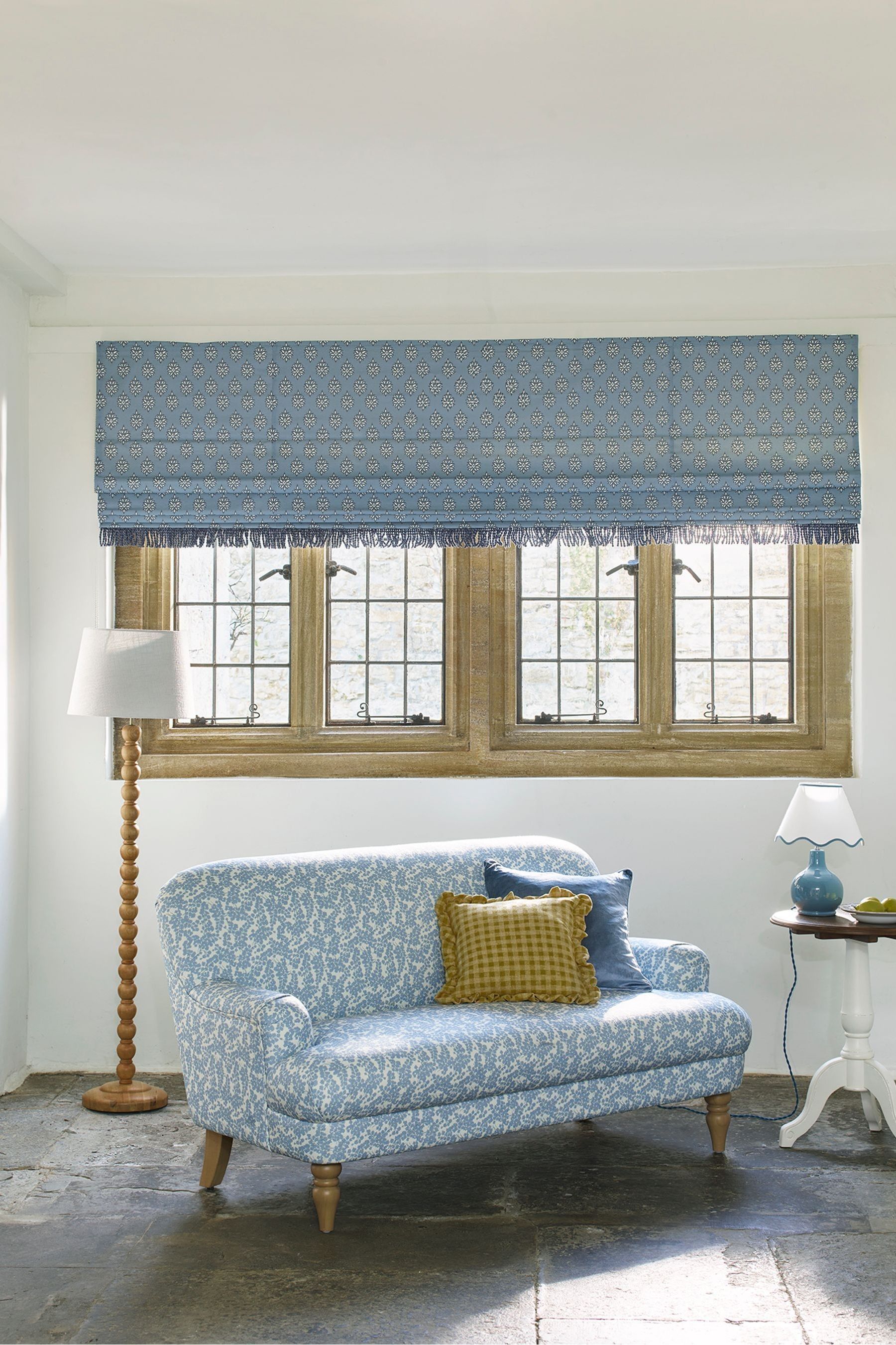 Buy Laura Ashley Cariad Spray Newport Blue Sofa from the Next UK online ...