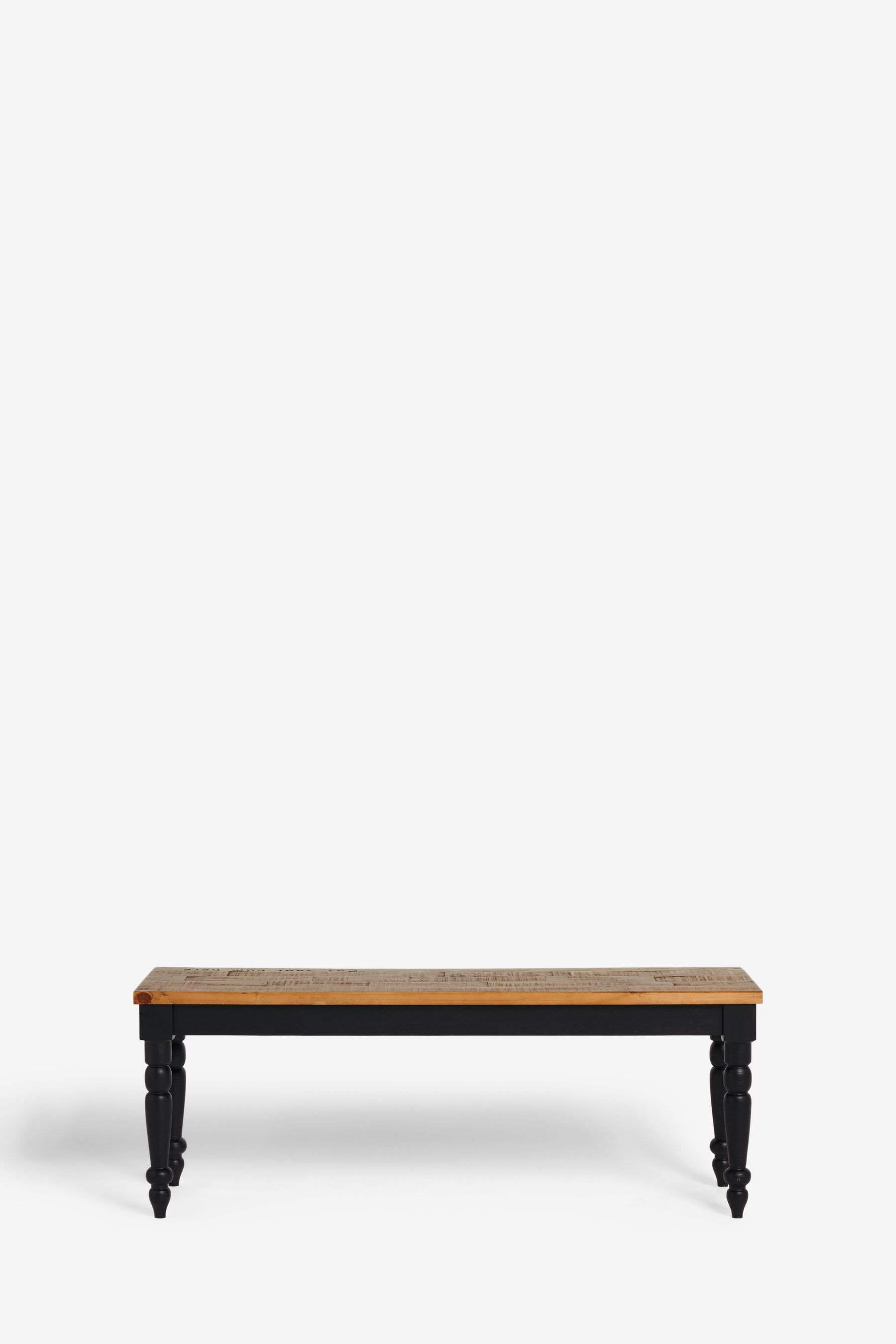 Buy Rockett St George Black Apothecary Style Dining Bench from the Next ...