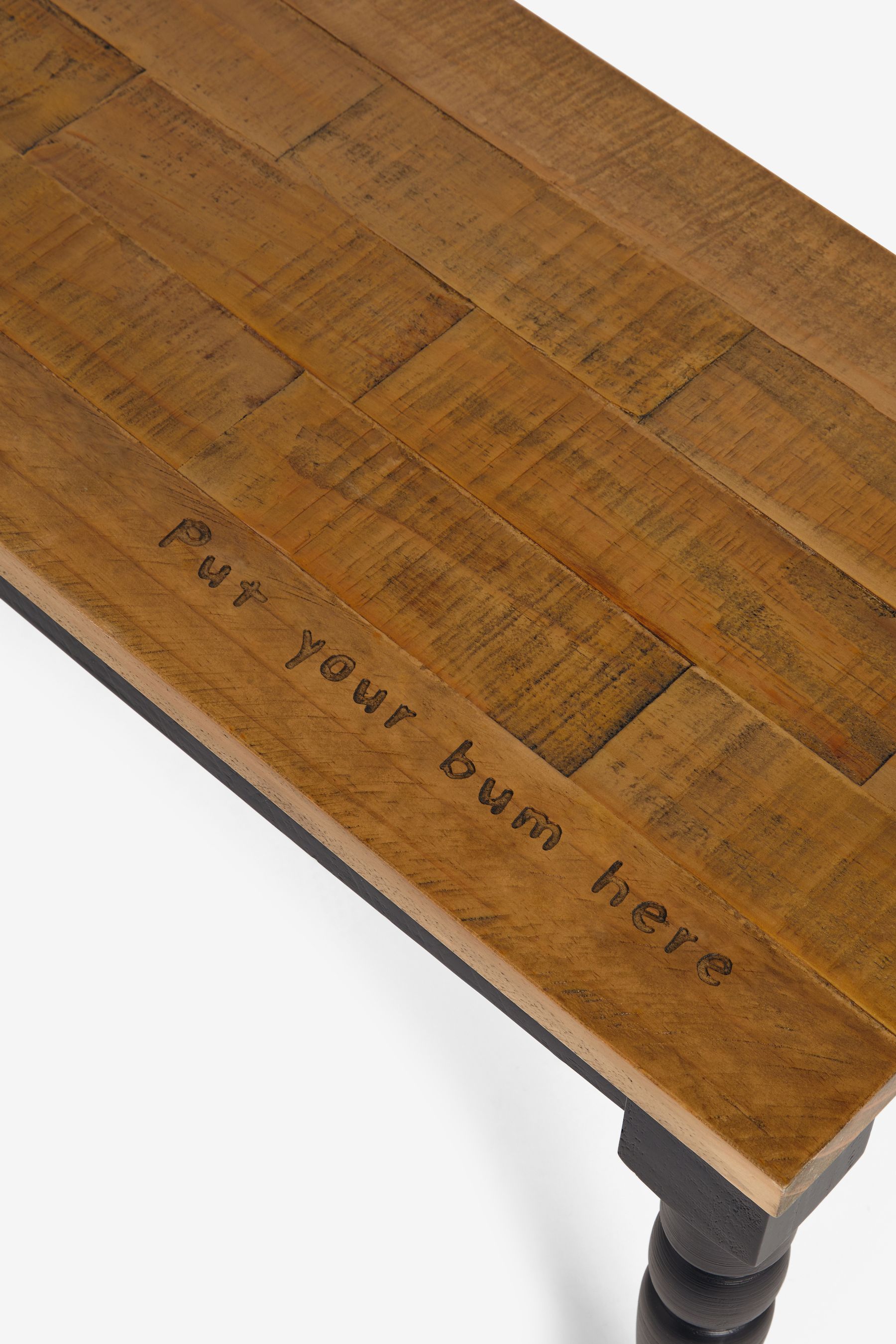 Buy Rockett St George Black Apothecary Style Dining Bench from the Next ...