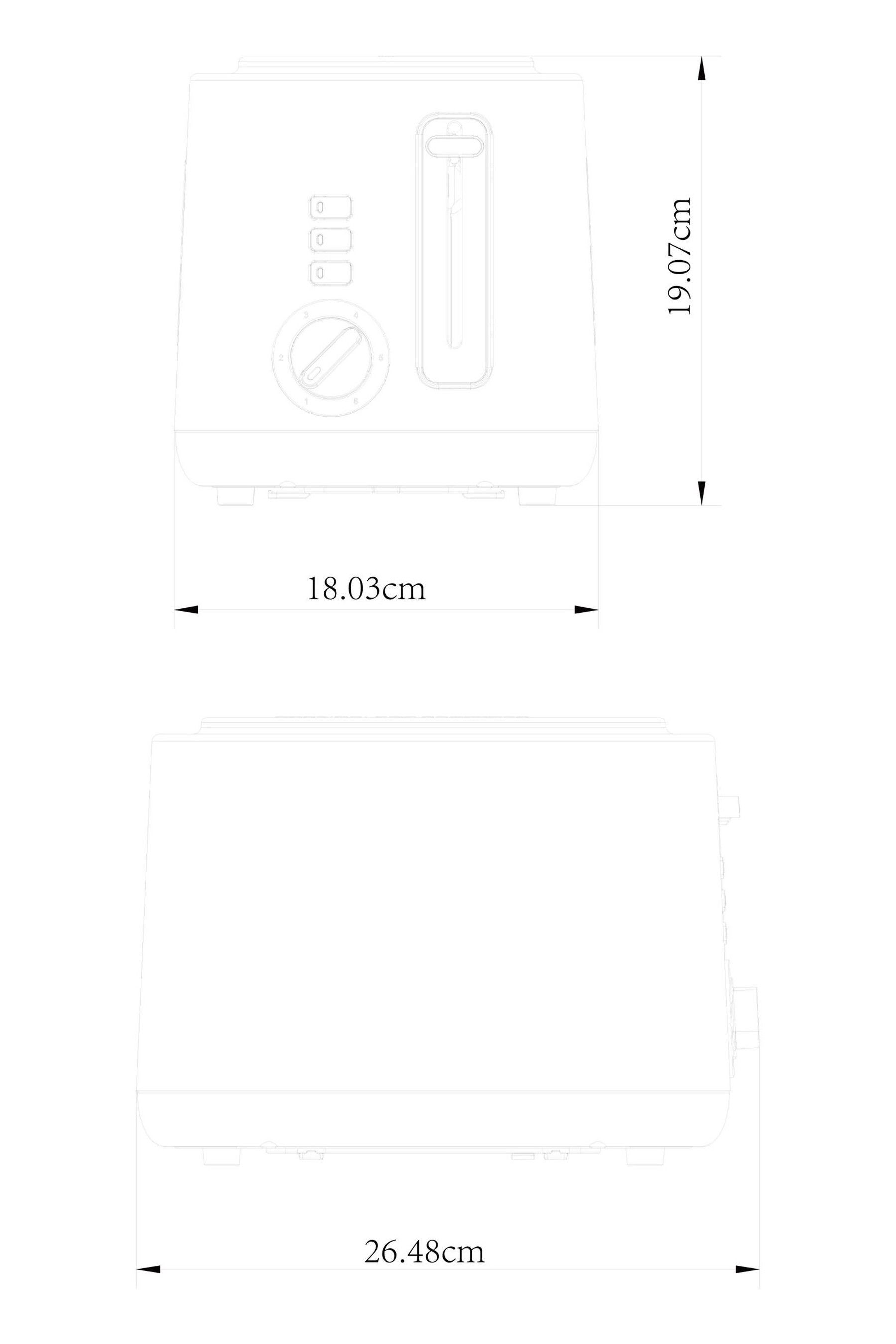 Buy Grey Bronx Wood Effect 2 Slice Toaster from the Next UK online shop