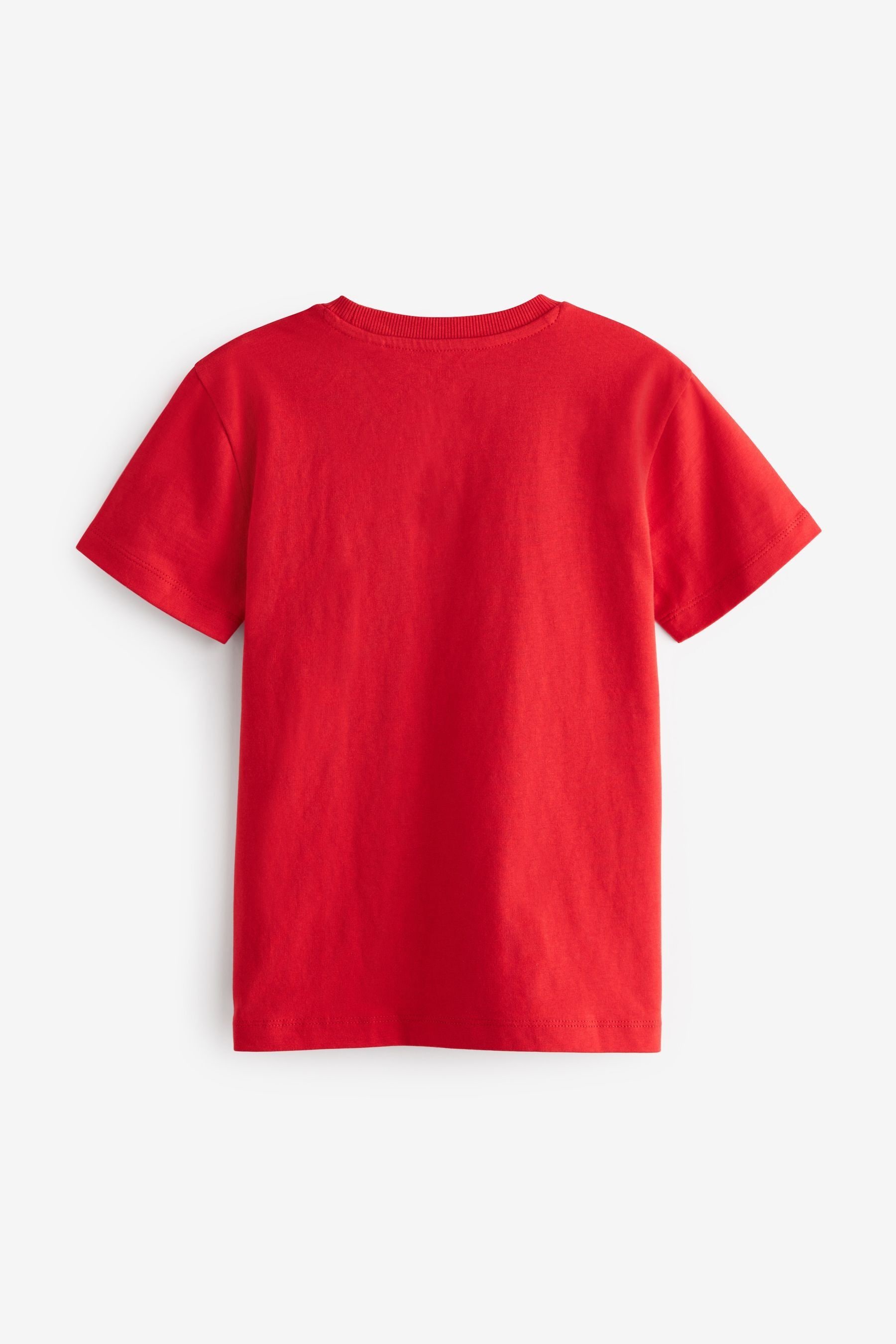Buy Red Cotton Short Sleeve T-Shirt (3-16yrs) from Next Ireland