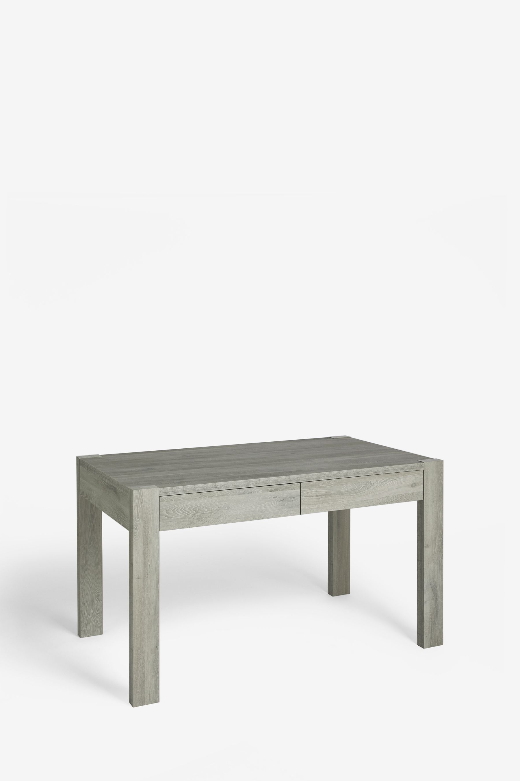 Buy Dark Grey Heath Oak Effect 6 Seater Storage Dining Table from the ...