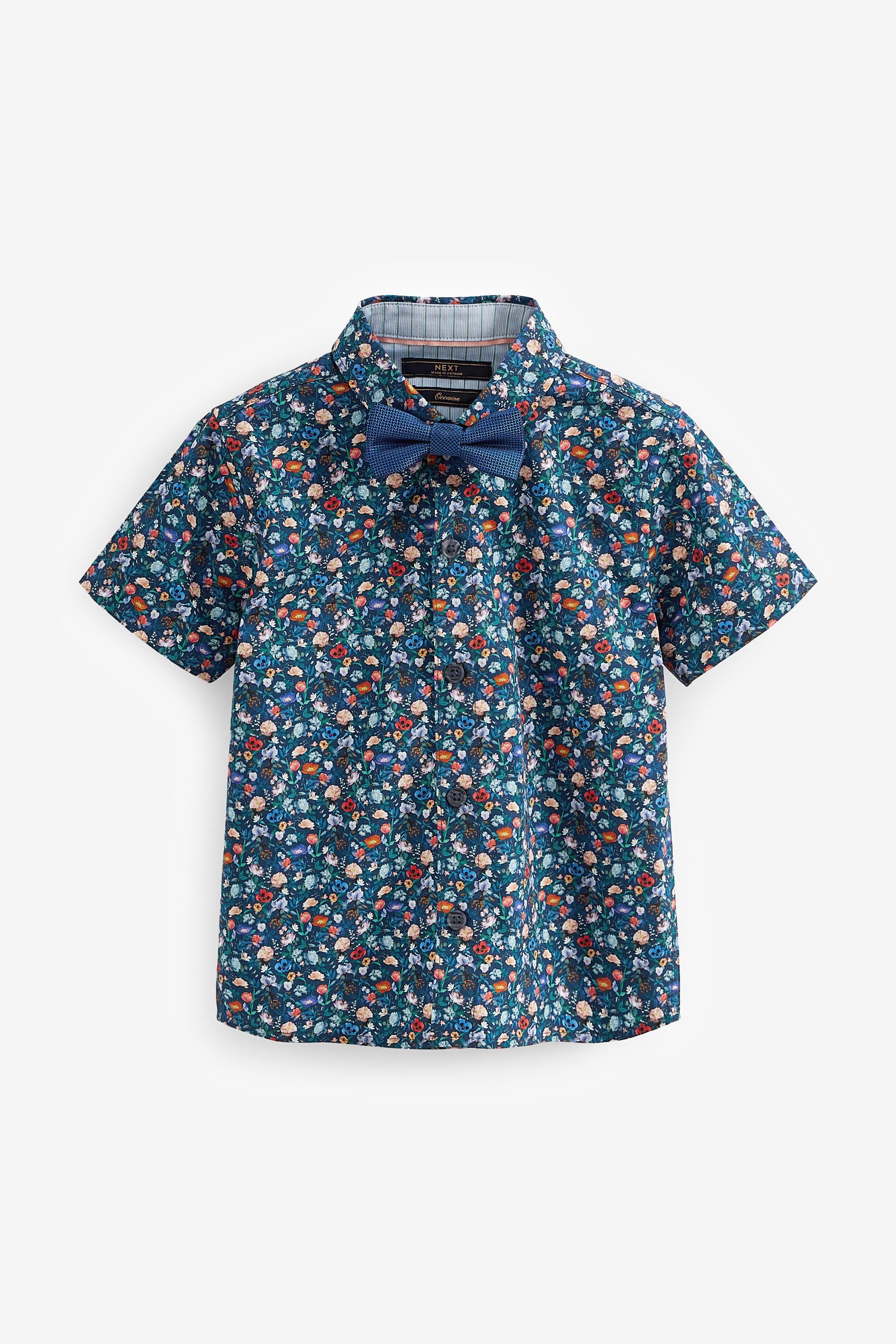 Buy Short Sleeve Shirt & Bow Tie Set (3mths-7yrs) from Next Ireland