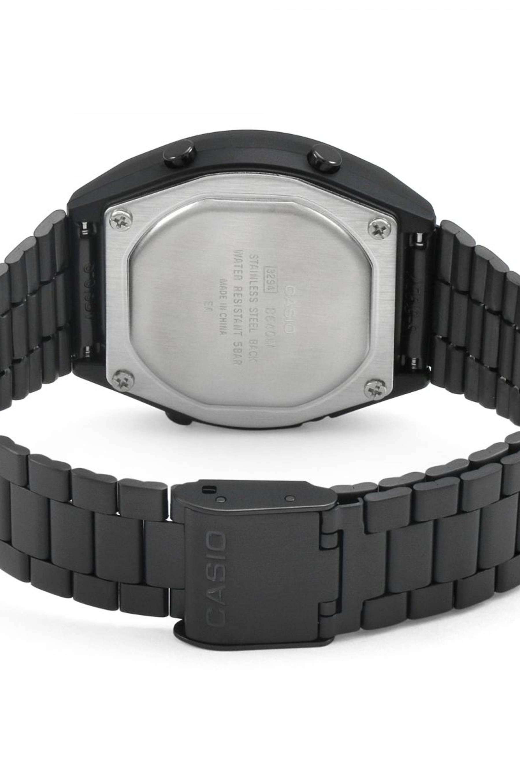 Buy Casio Black and LCD Plastic/Resin Quartz Chronograph Watch from the ...