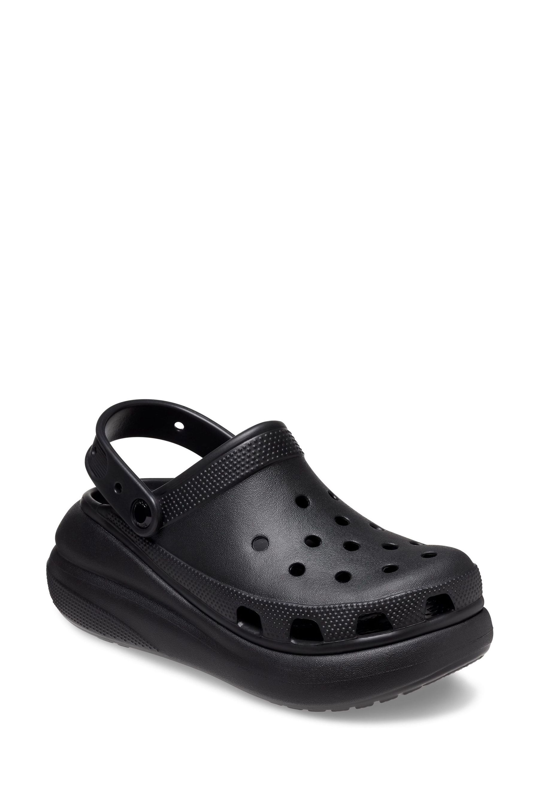 Buy Crocs Classic Crush Black Clogs from the Next UK online shop
