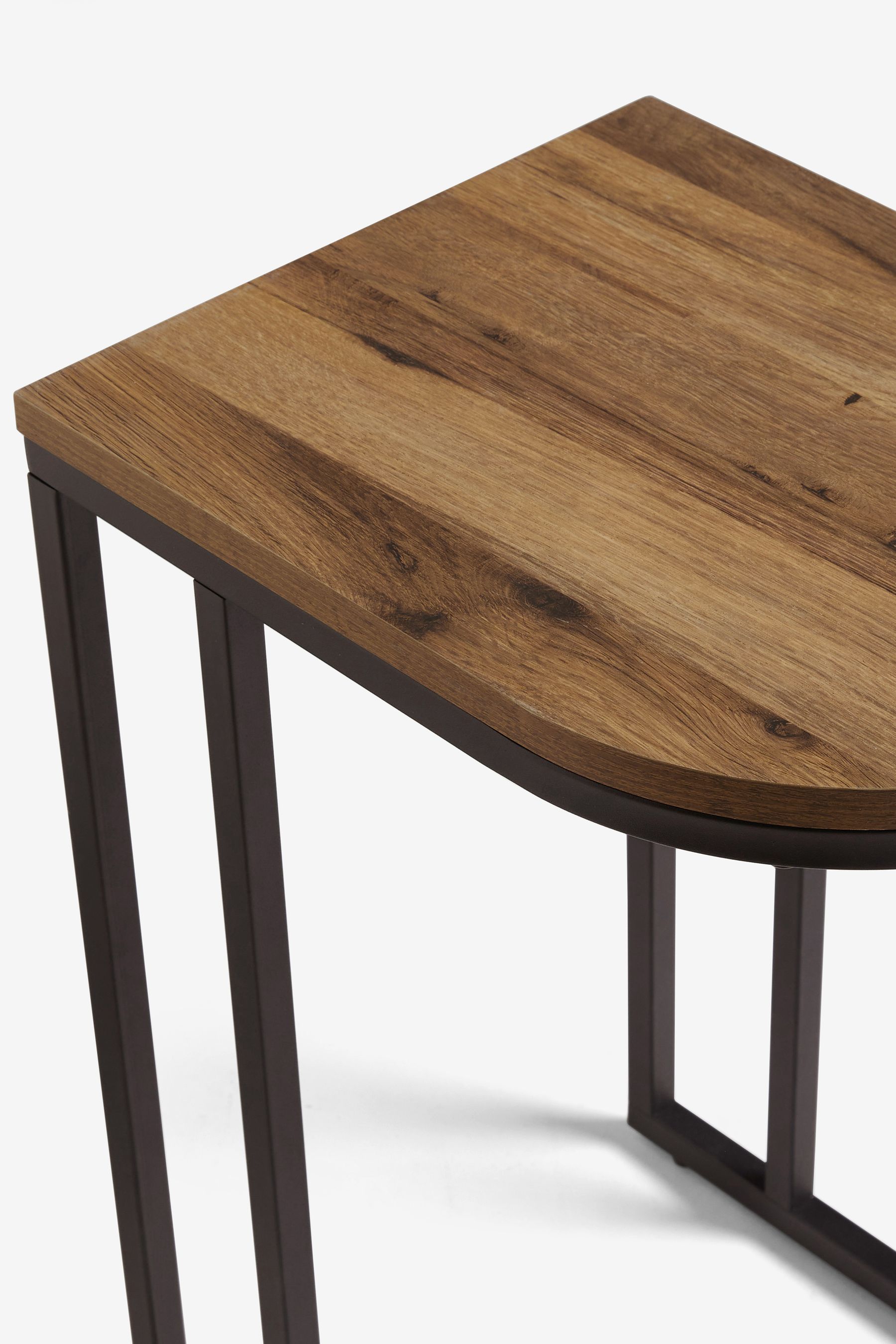 Buy Dark Bronx Oak Effect Laptop Side Table From The Next UK Online Shop