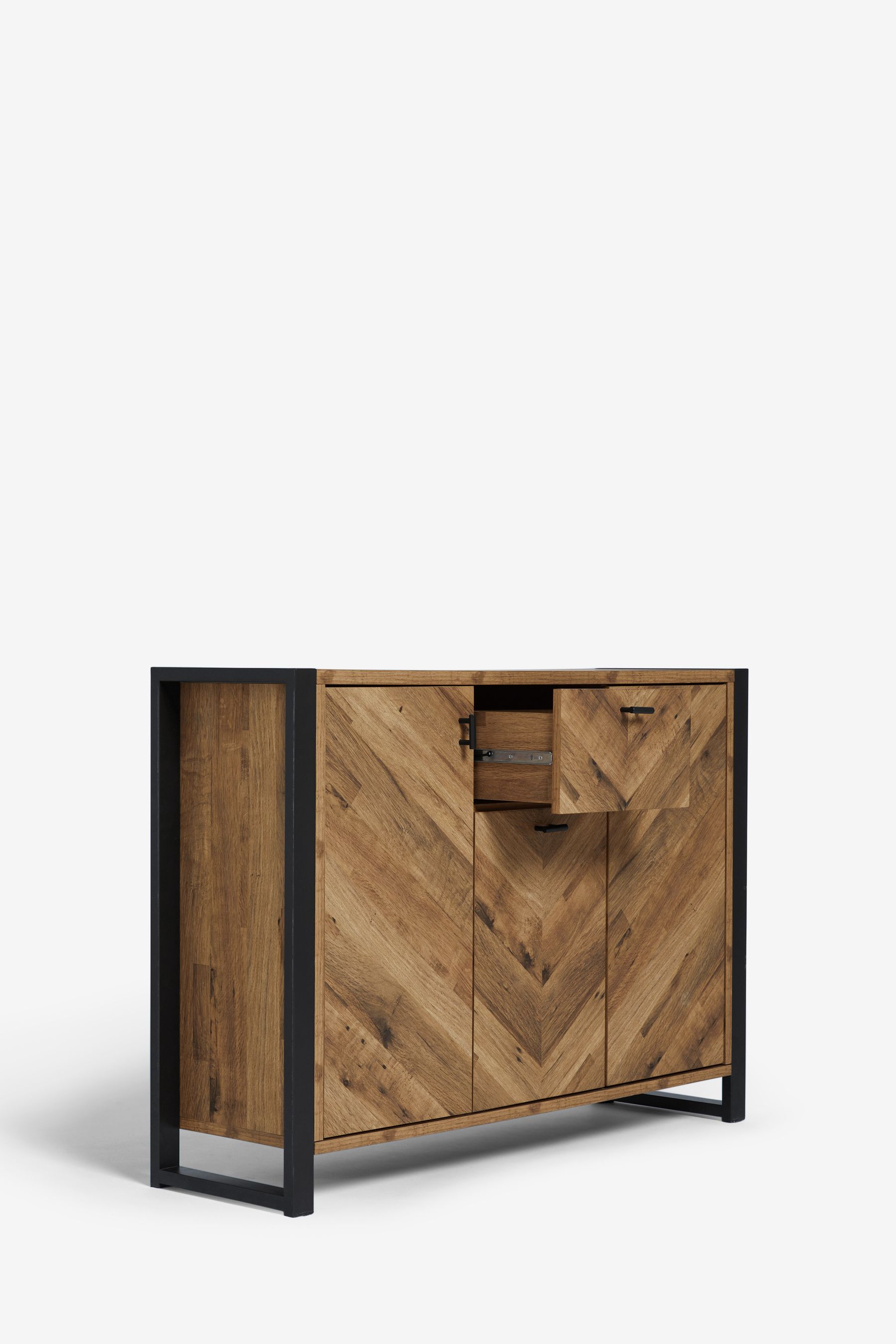 Buy Dark Bronx Chevron Oak Effect Sideboard from the Next UK online shop