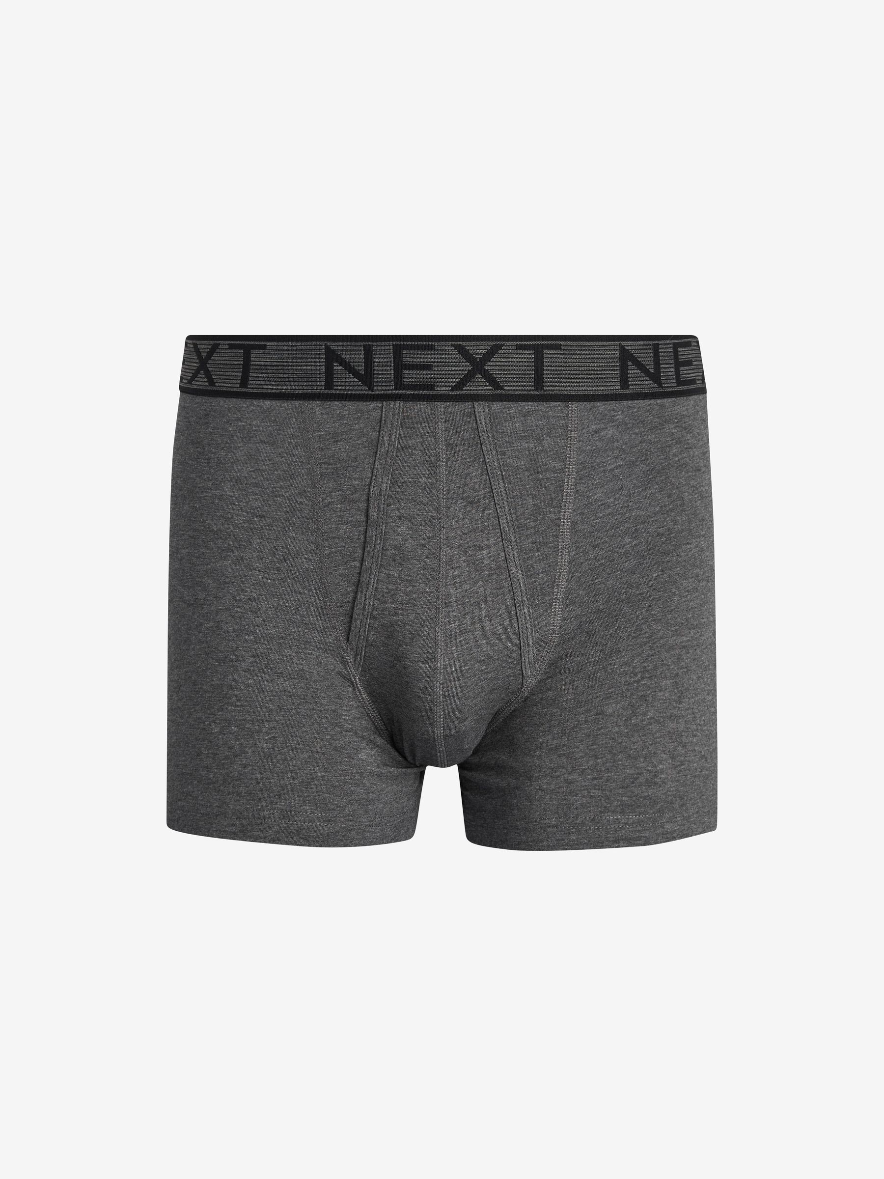 Buy Grey 4 pack A-Front Cotton Rich Boxers from the Next UK online shop
