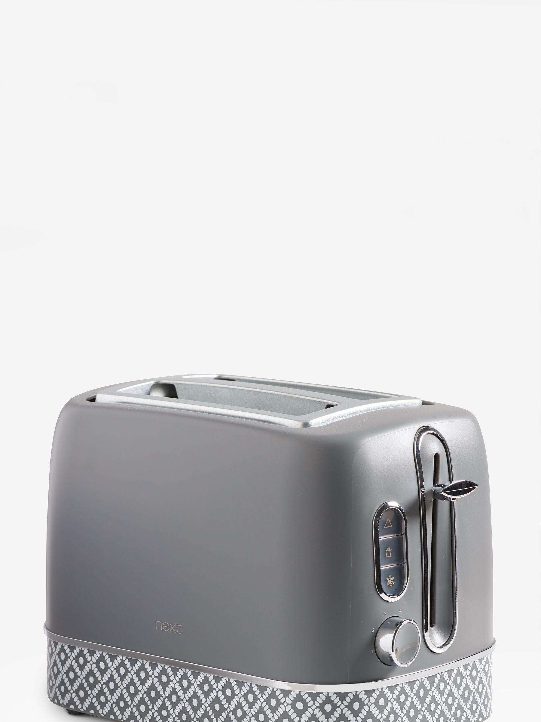 Buy Grey Geometric 2 Slice Toaster from the Next UK online shop