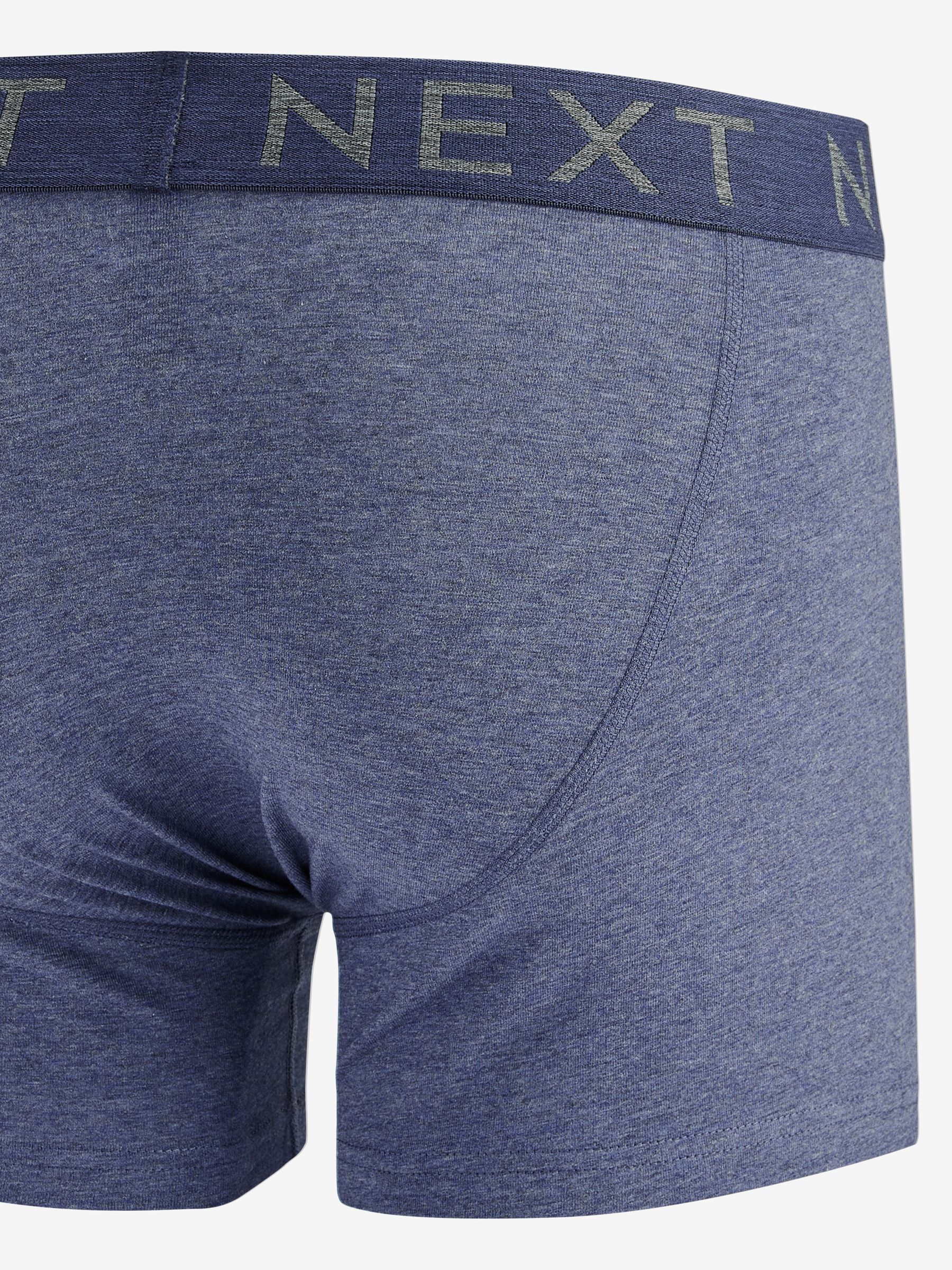 Buy Blue 4 pack A-Front Cotton Rich Boxers from the Next UK online shop