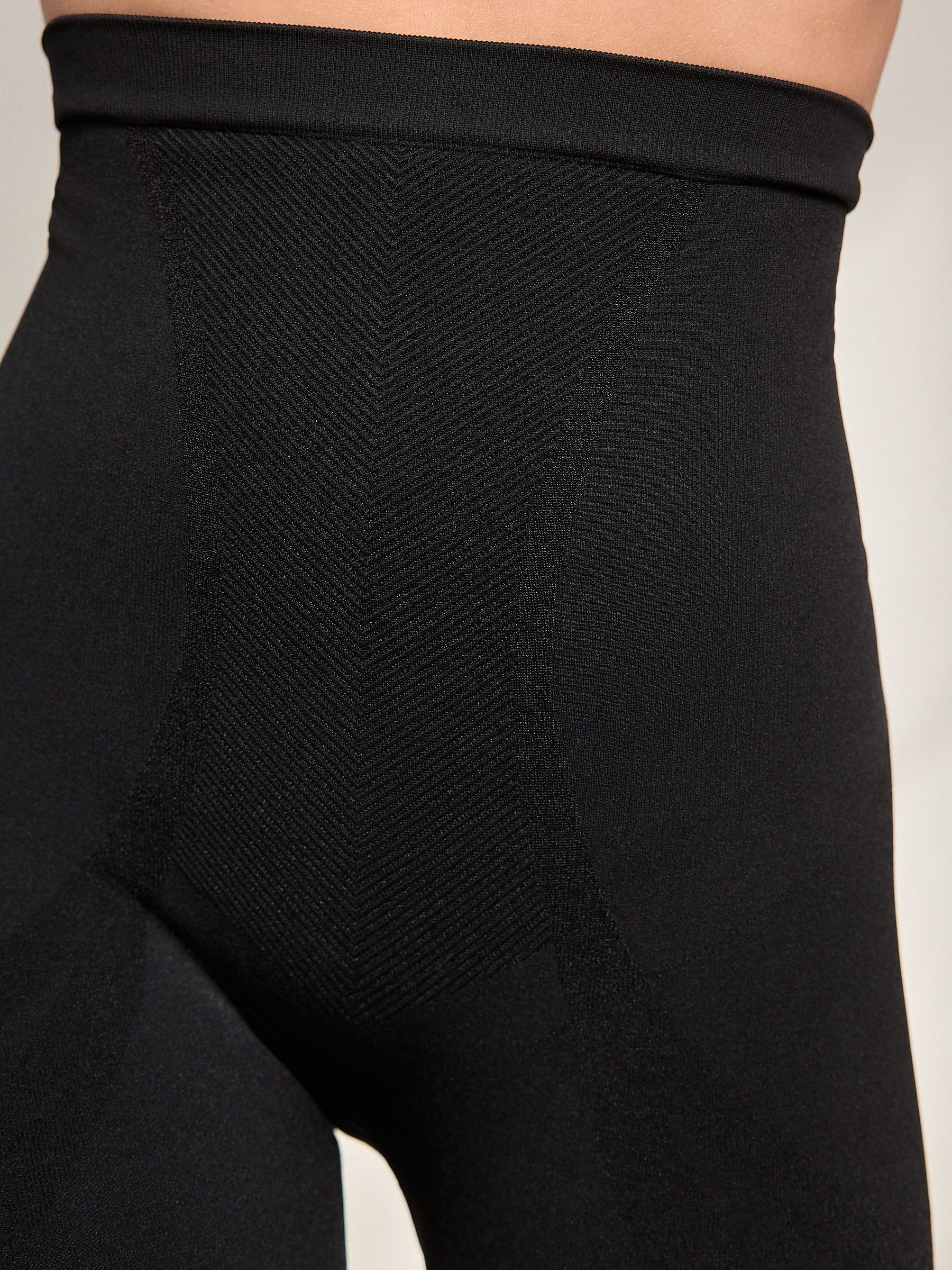 Buy Black Thigh Smoother Short Seamless Firm Tummy Control Shaping ...