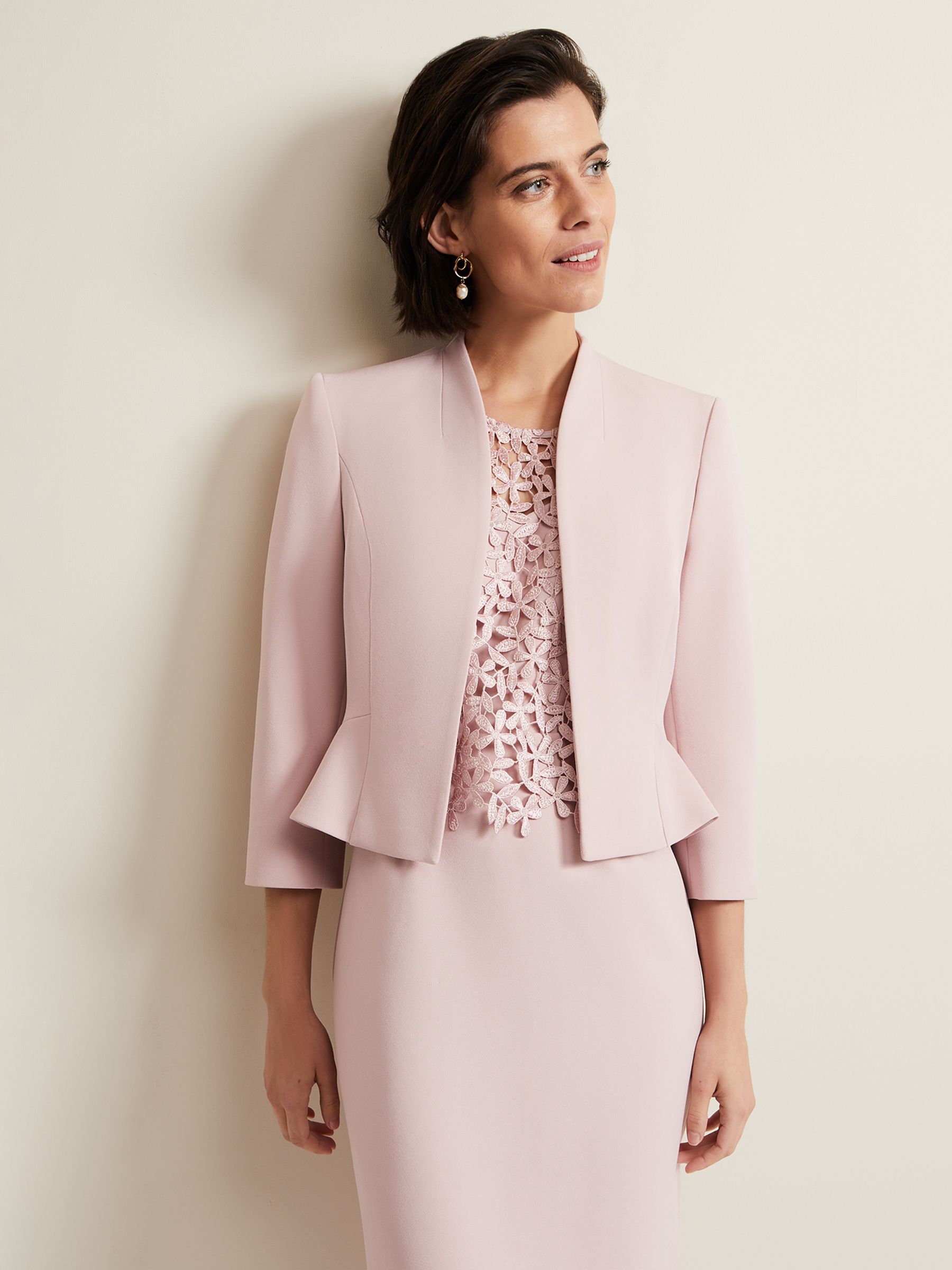 Buy Phase Eight Pink Daisy Peplum Jacket from the Next UK online shop