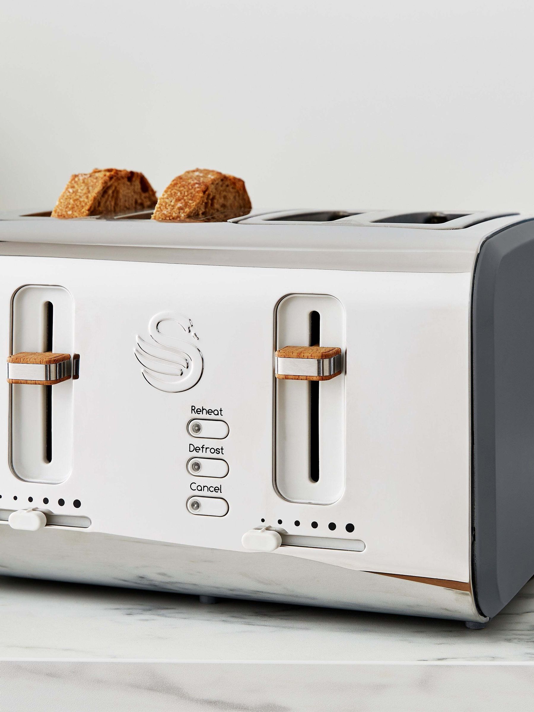 Buy Swan Grey Nordic 4 Slice Toaster from the Next UK online shop