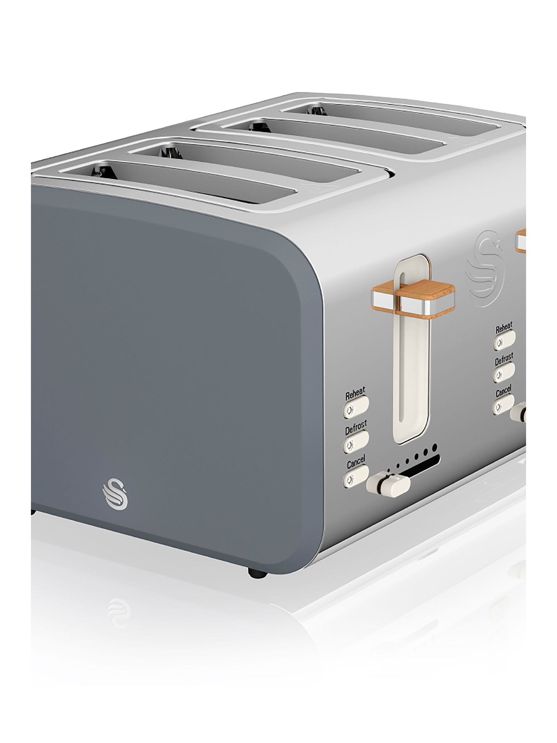 Buy Swan Grey Nordic 4 Slice Toaster from the Next UK online shop