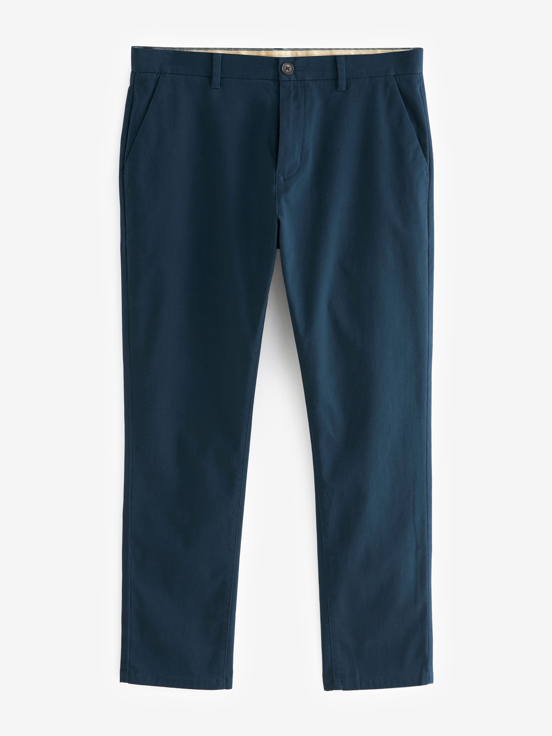 Buy Blue,Grey,Navy Slim Fit Stretch Chinos Trousers 3 Pack from Next ...