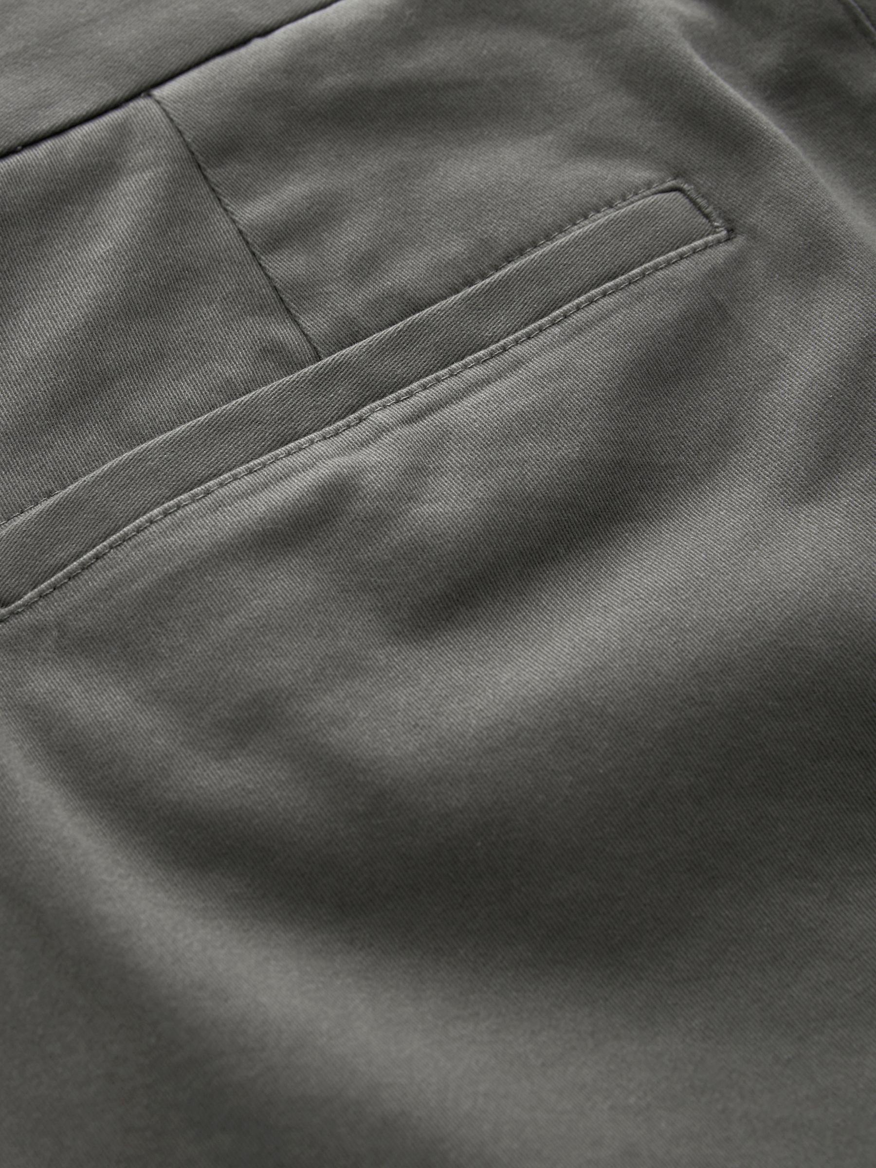 Buy Blue,Grey,Navy Slim Fit Stretch Chinos Trousers 3 Pack from Next ...