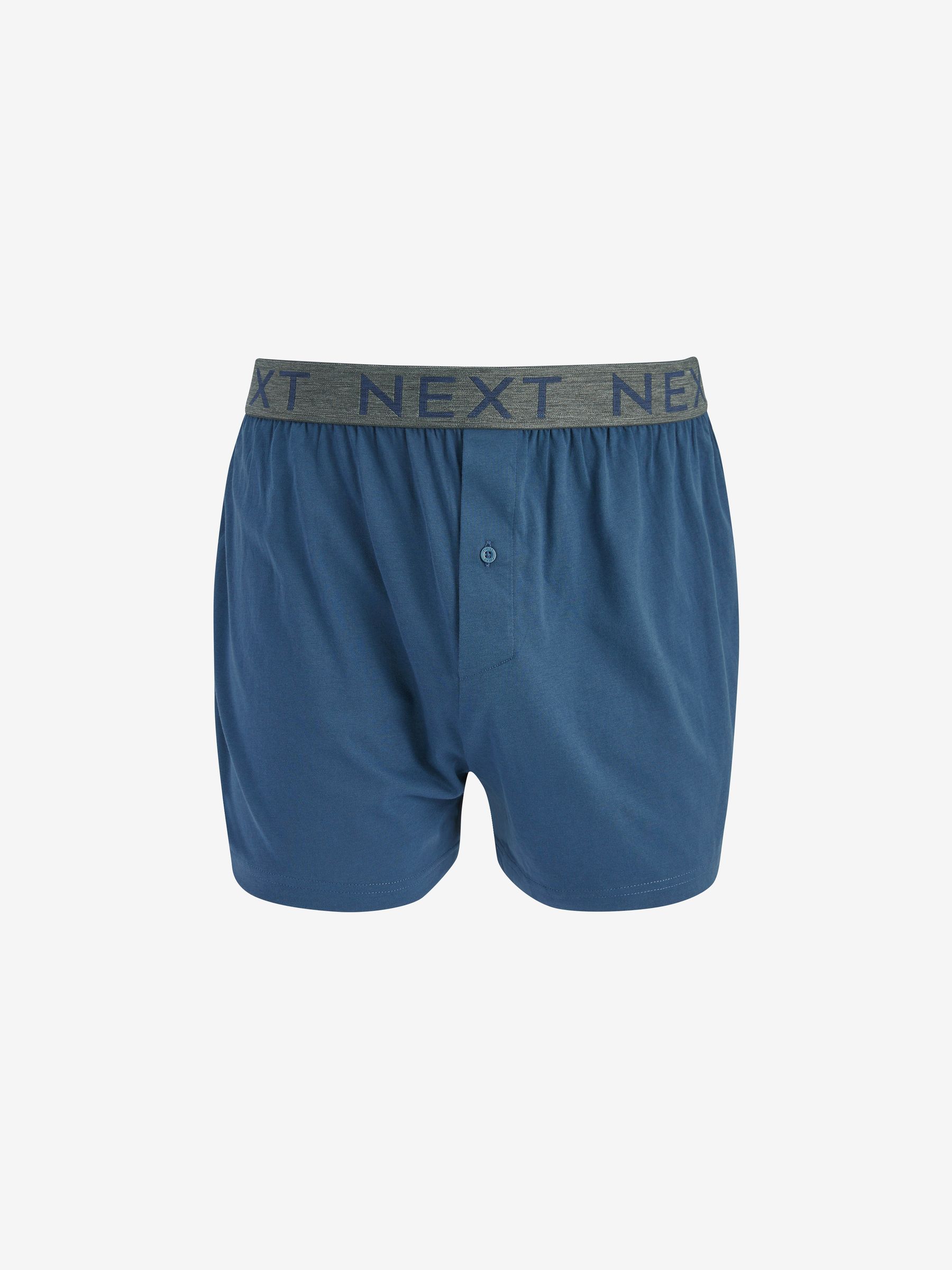 Buy Blue 4 pack Boxers from the Next UK online shop