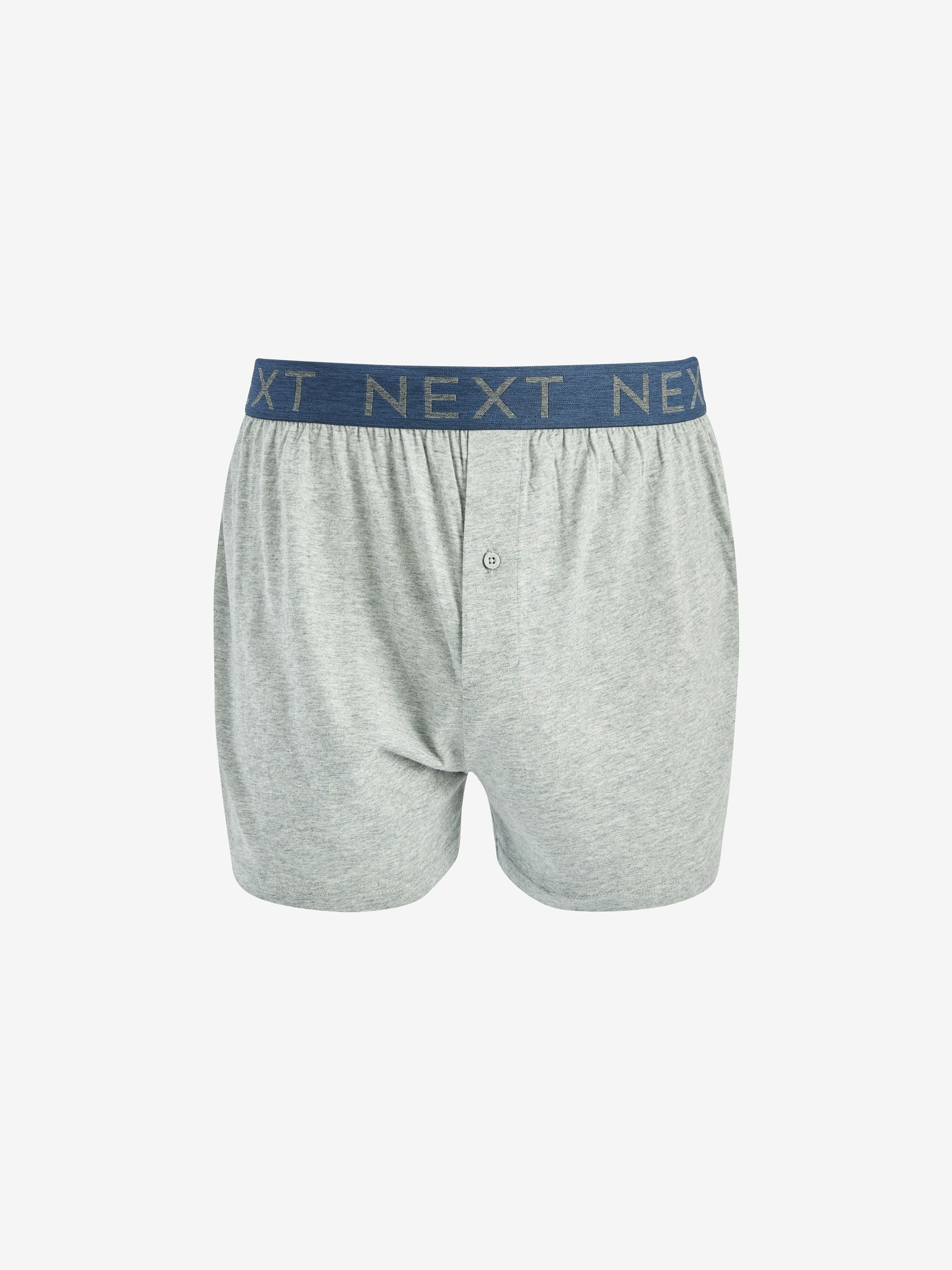 Buy Blue 4 pack Boxers from Next Australia