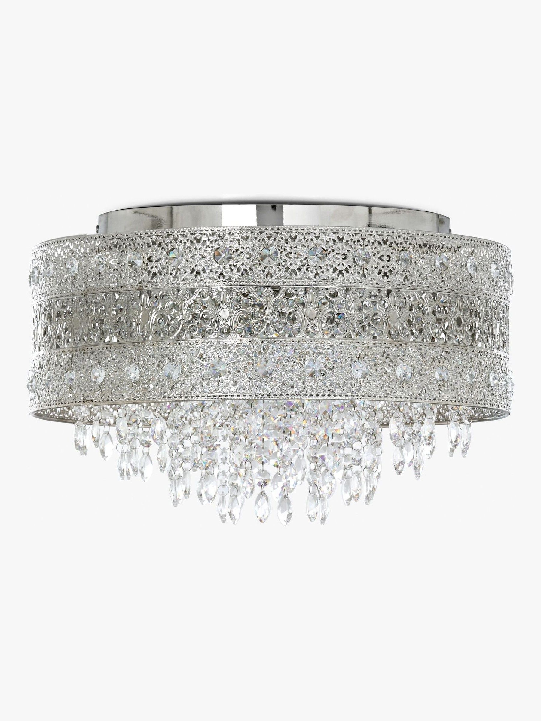 Buy Chrome Maya 4 Light Flush Ceiling Light from the Next UK online shop