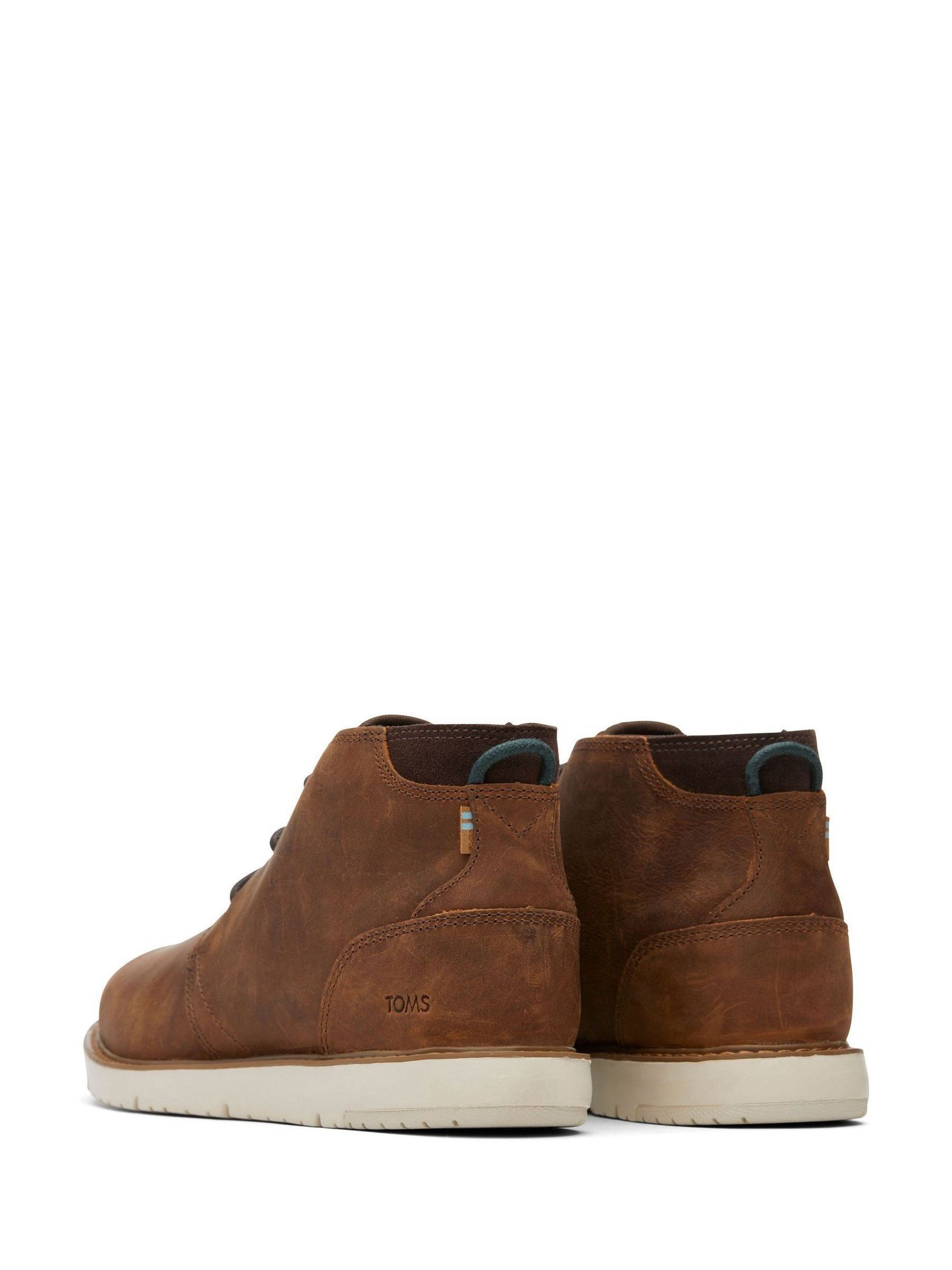 Buy Brown Navi Leather Mid Boots from the Next UK online shop