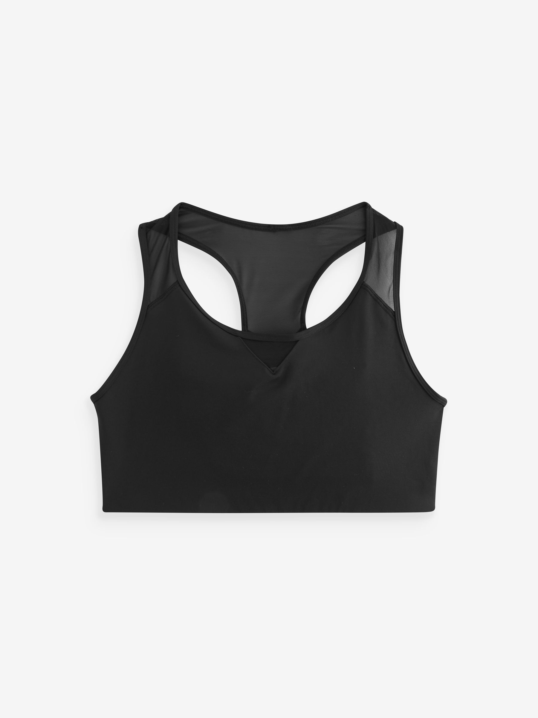 Buy Black Next Active Sports Reformer Non Pad Dry Tech Mesh Insert Bra ...
