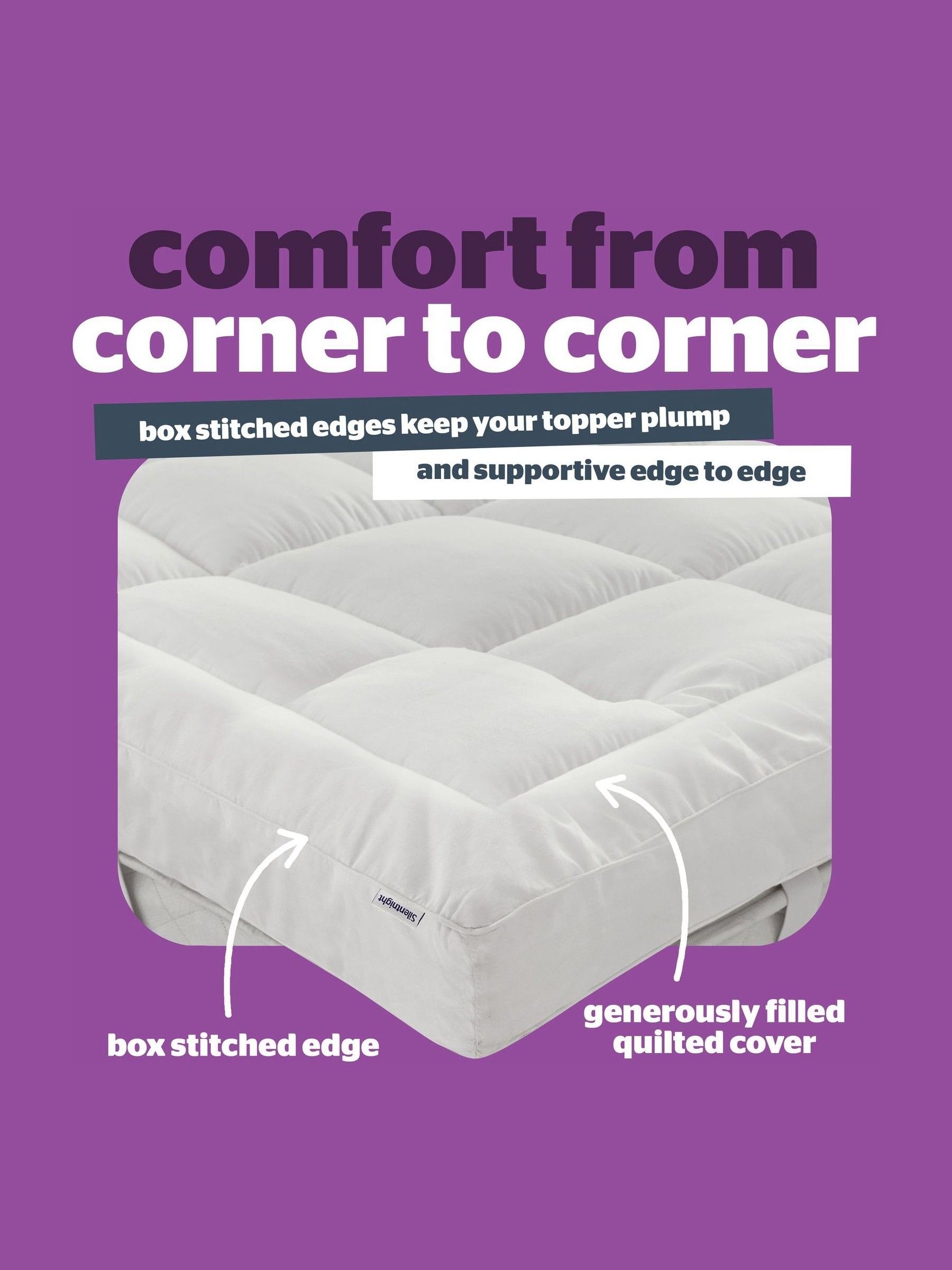 Buy Silentnight White Deep Sleep Ultimate 1000 Extra Deep Mattress ...
