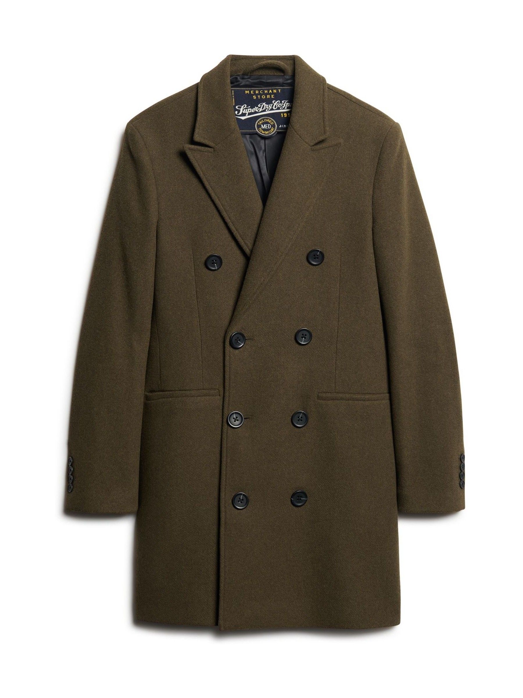 Buy Superdry Olive Green The Merchant Store - Town Coat from Next Ireland