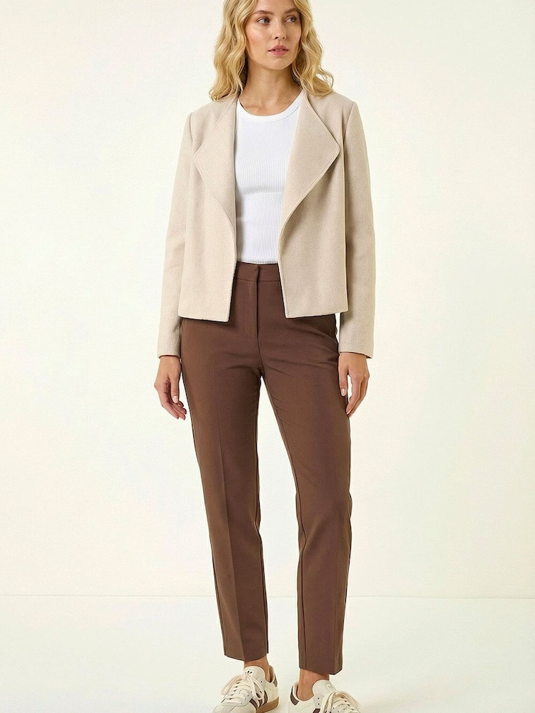 Buy Roman Natural Waterfall Edge Jacket from the Next UK online shop