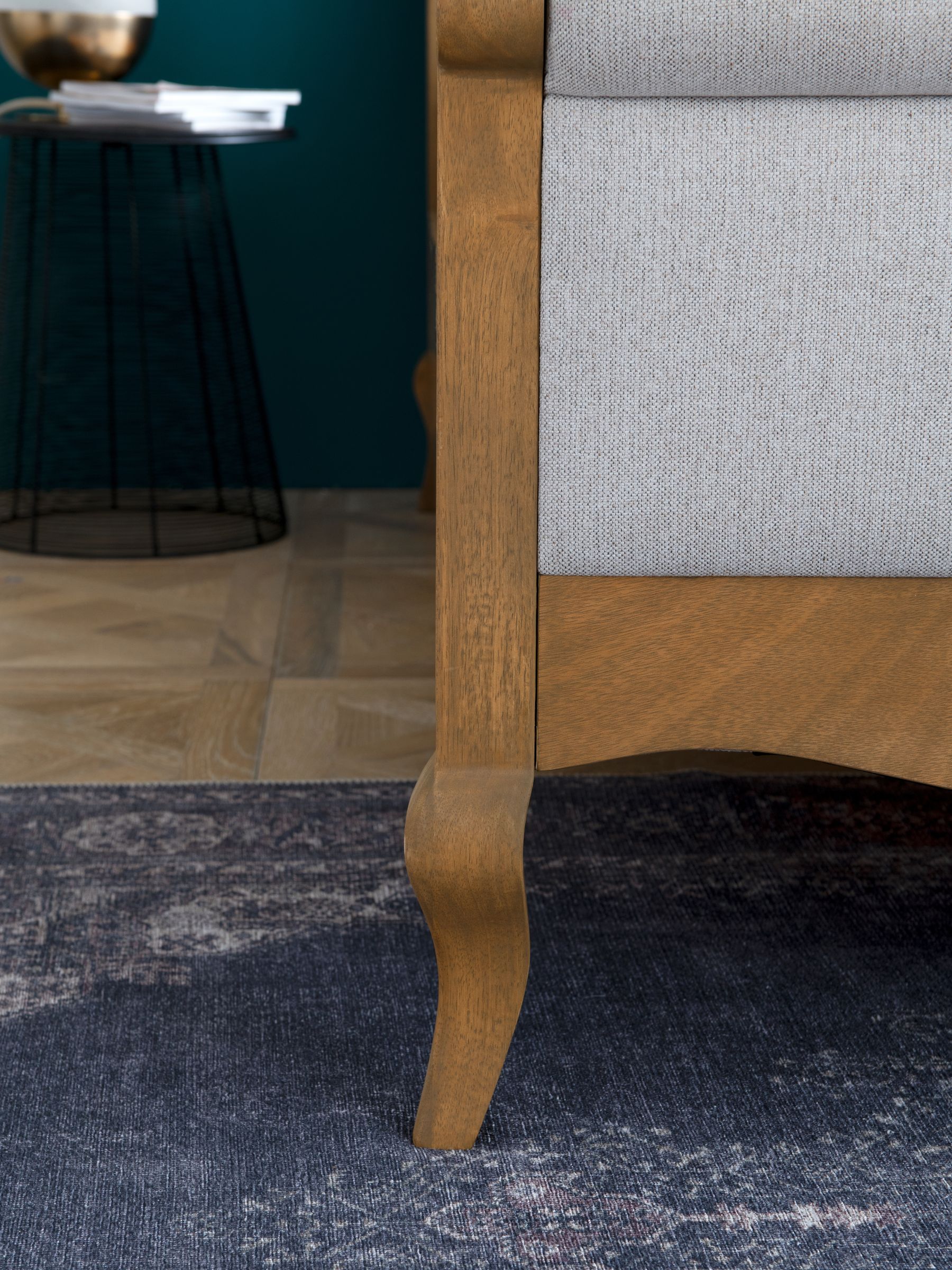 Buy Contemporary Blend Light Natural With Footend Josie Bed Frame from ...