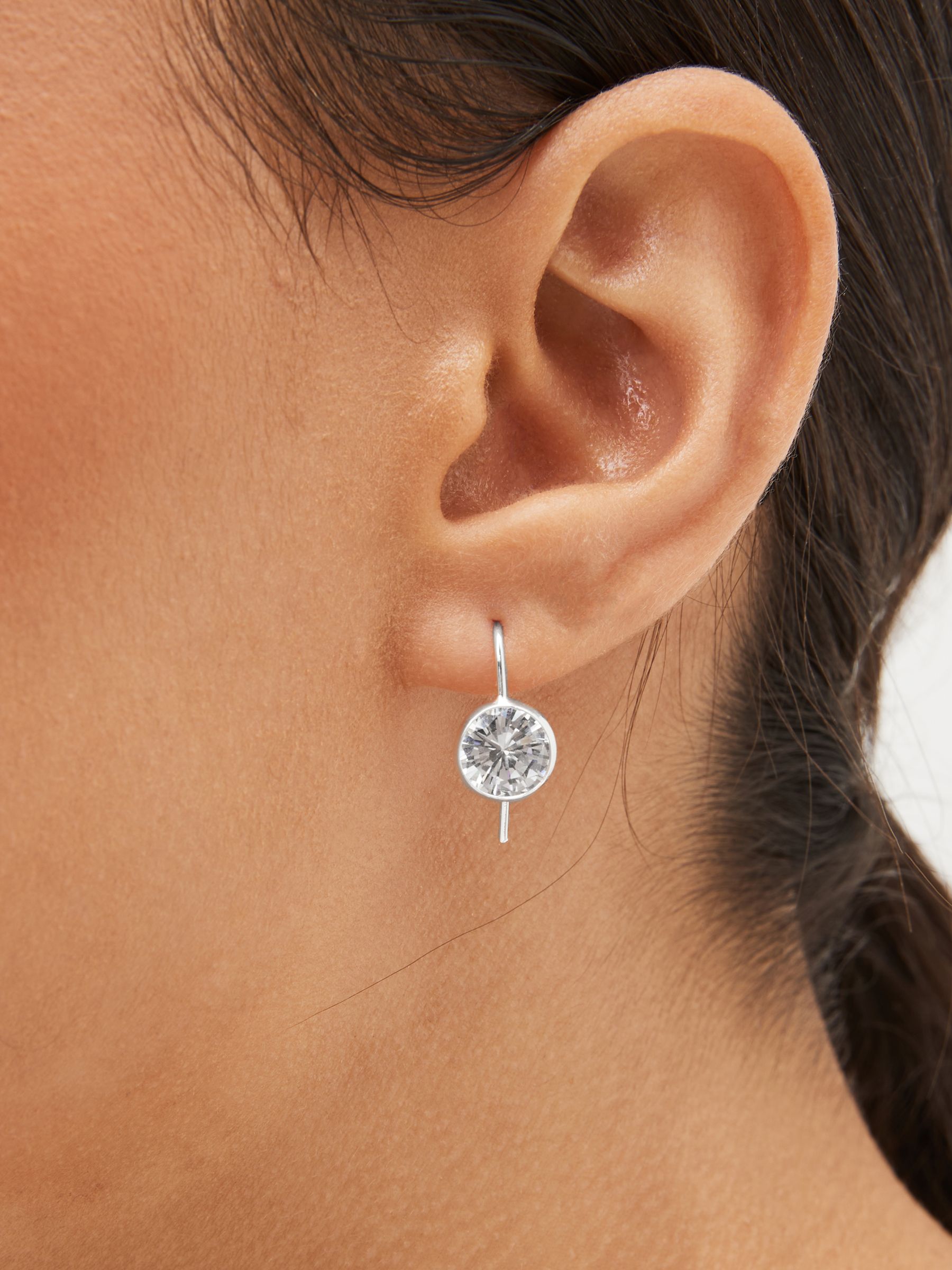 Buy Silver Plated Sparkle Drop Earrings from the Next UK online shop