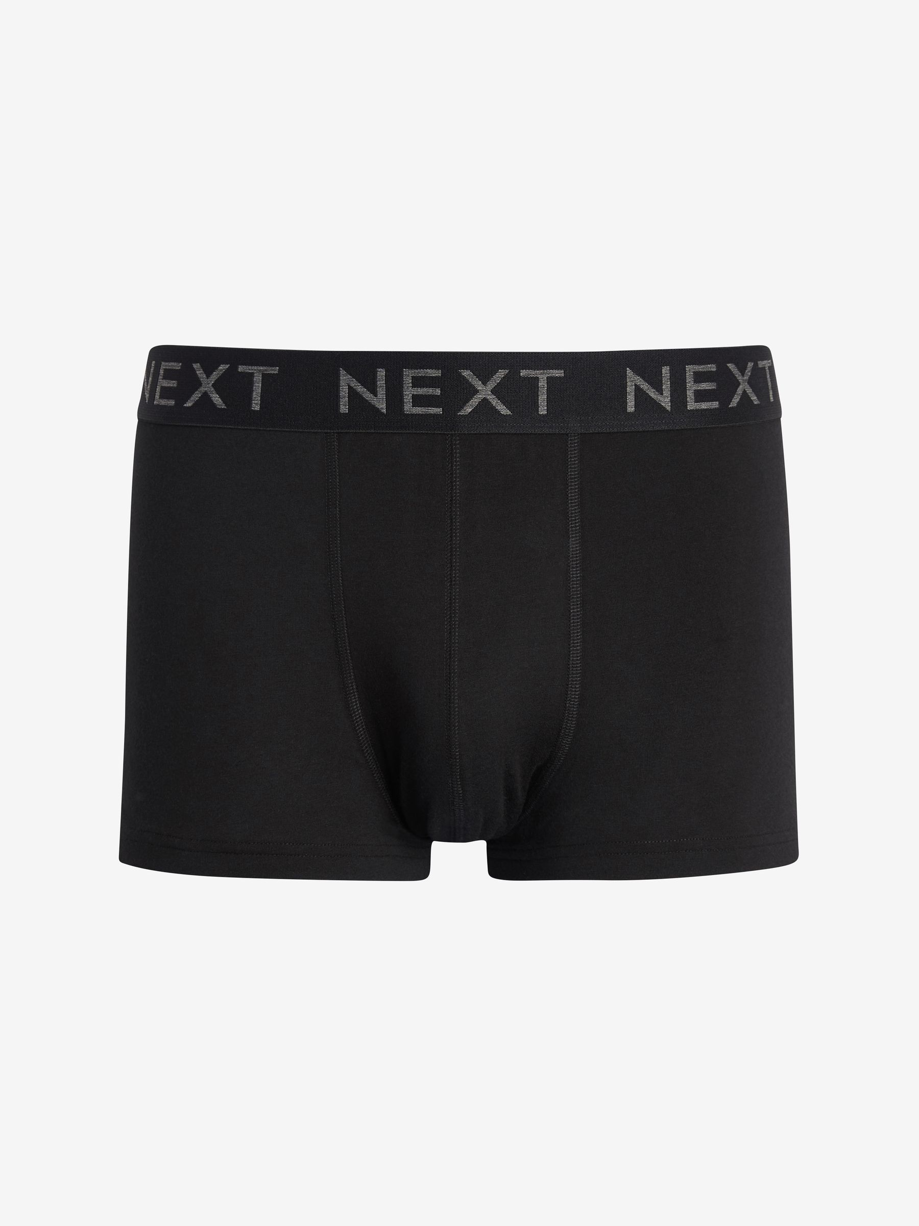 Buy Black 10 pack Cotton Rich Blend Hipsters Boxers from Next Hong Kong
