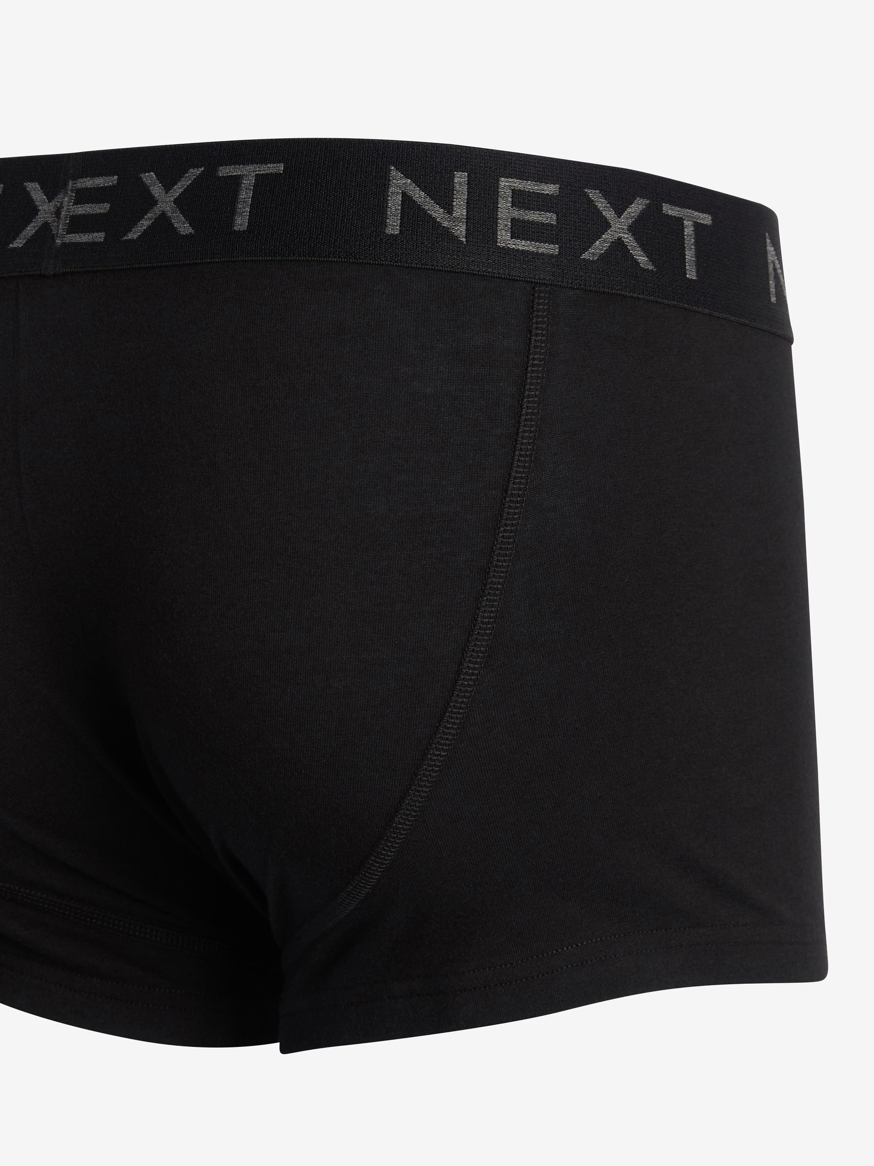 Buy Black 10 pack Cotton Rich Blend Hipster Boxers from the Next UK ...