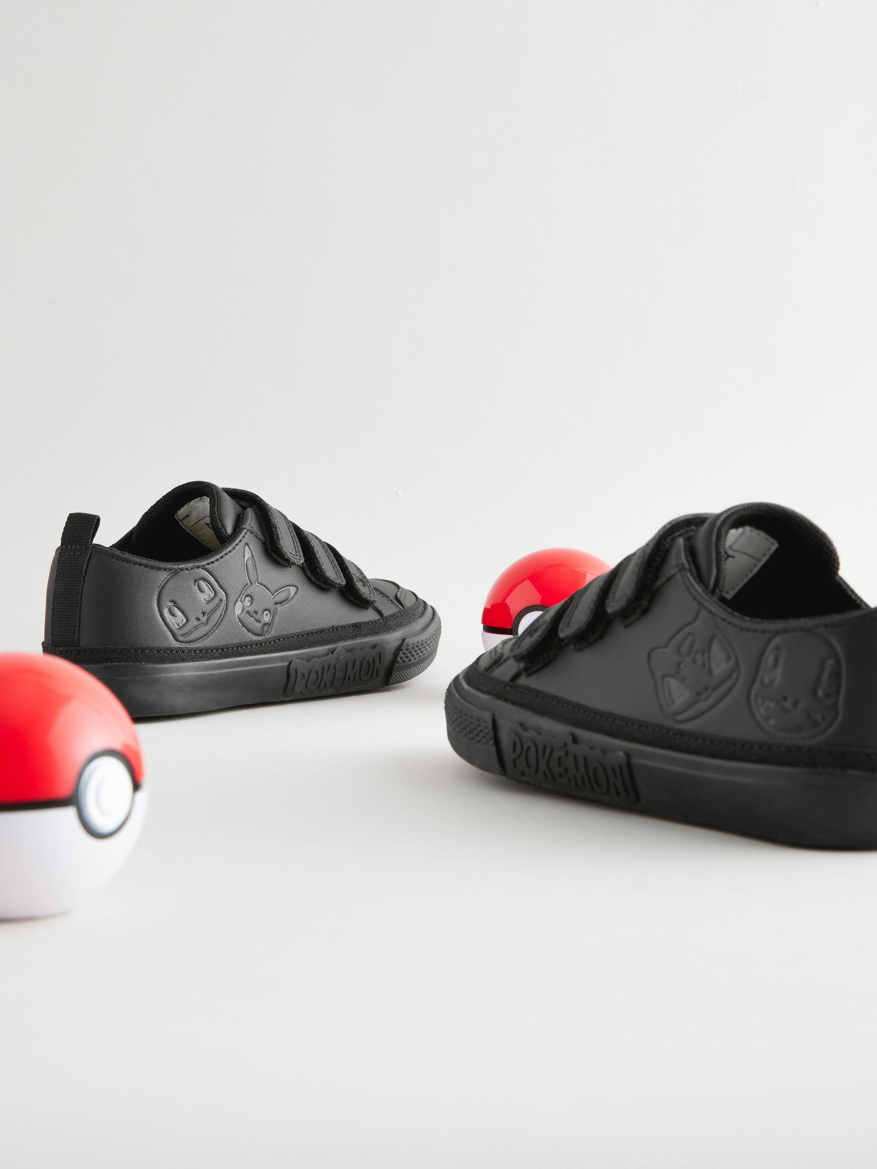 Buy Black Pokémon Touch Fastening School Shoes from the Next UK online shop