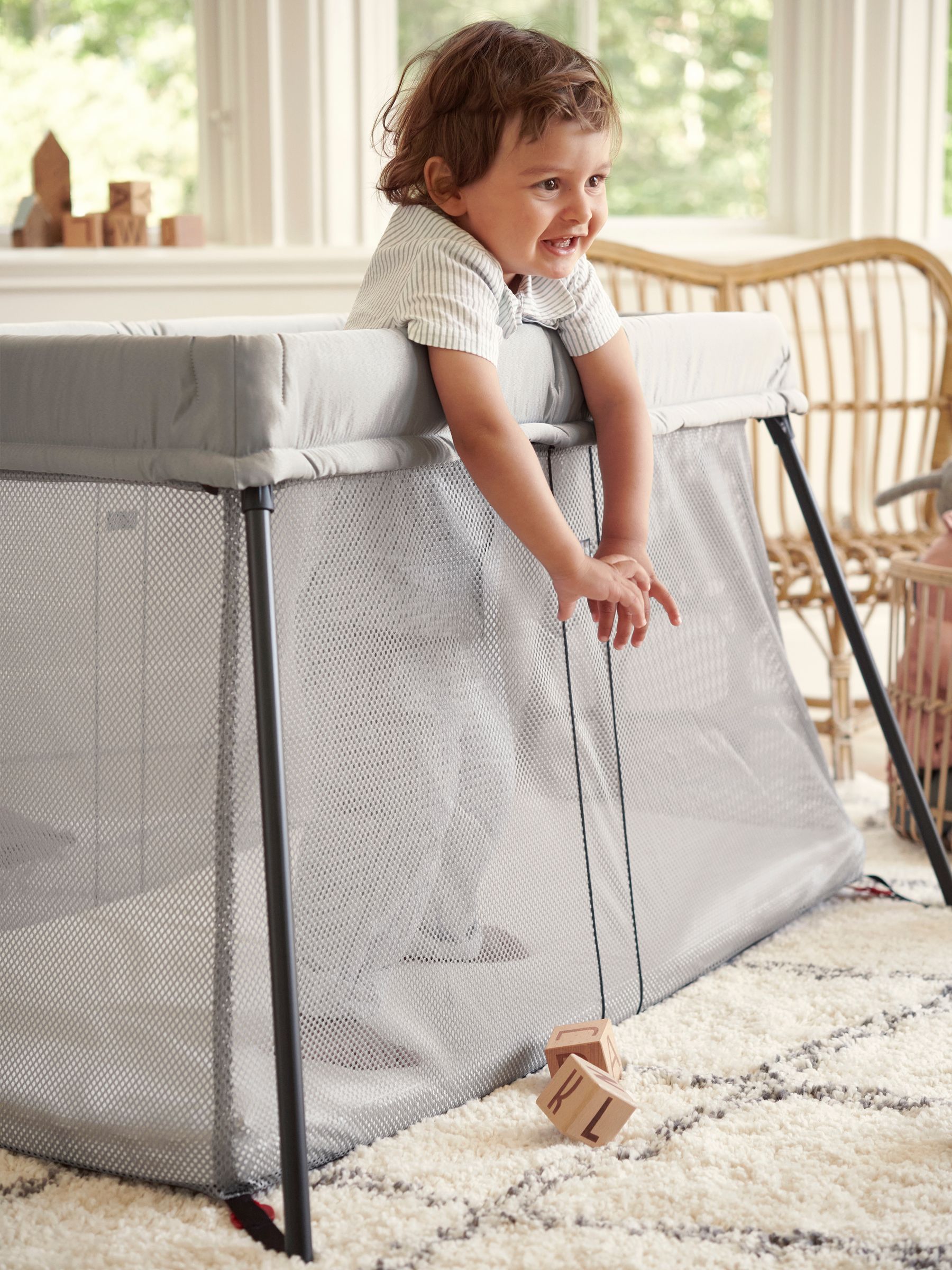 Buy BabyBjörn Silver Travel Cot from the Next UK online shop