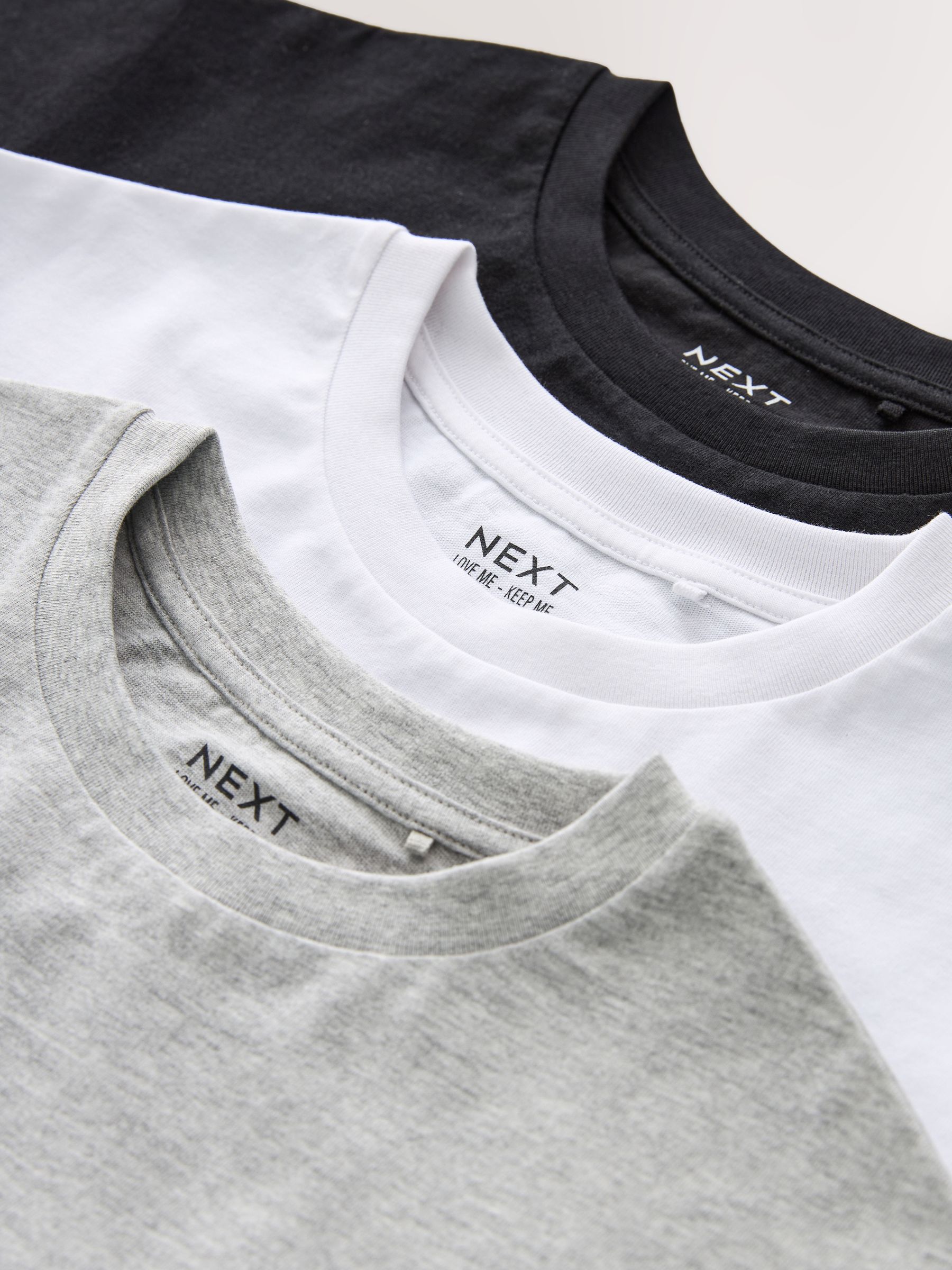 Buy Black/White/Grey Oversized T-Shirts 3 Pack (3-16yrs) from Next ...